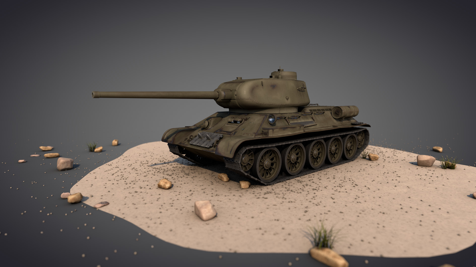ArtStation - T-34/85