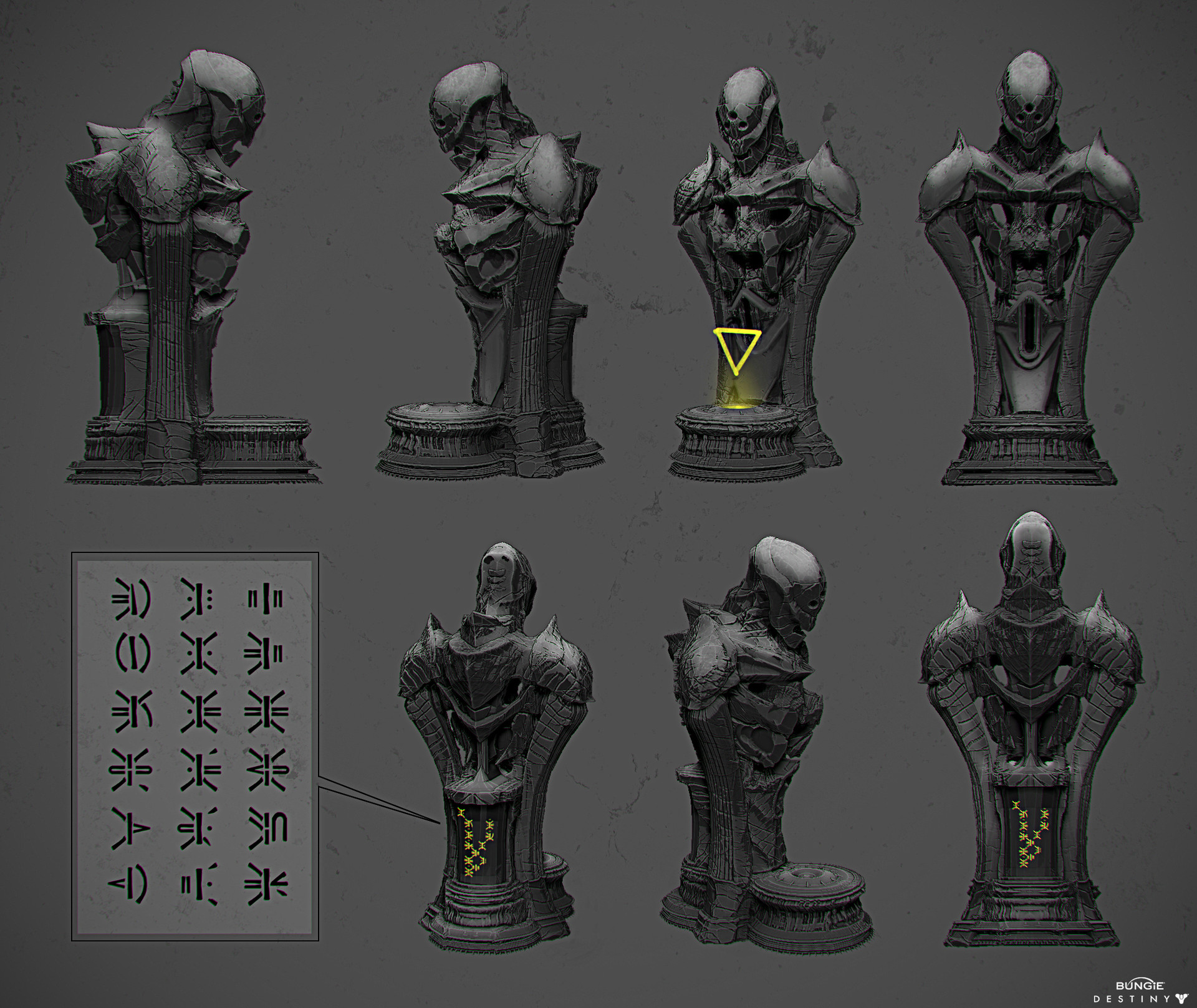 Destiny Fallen Statue