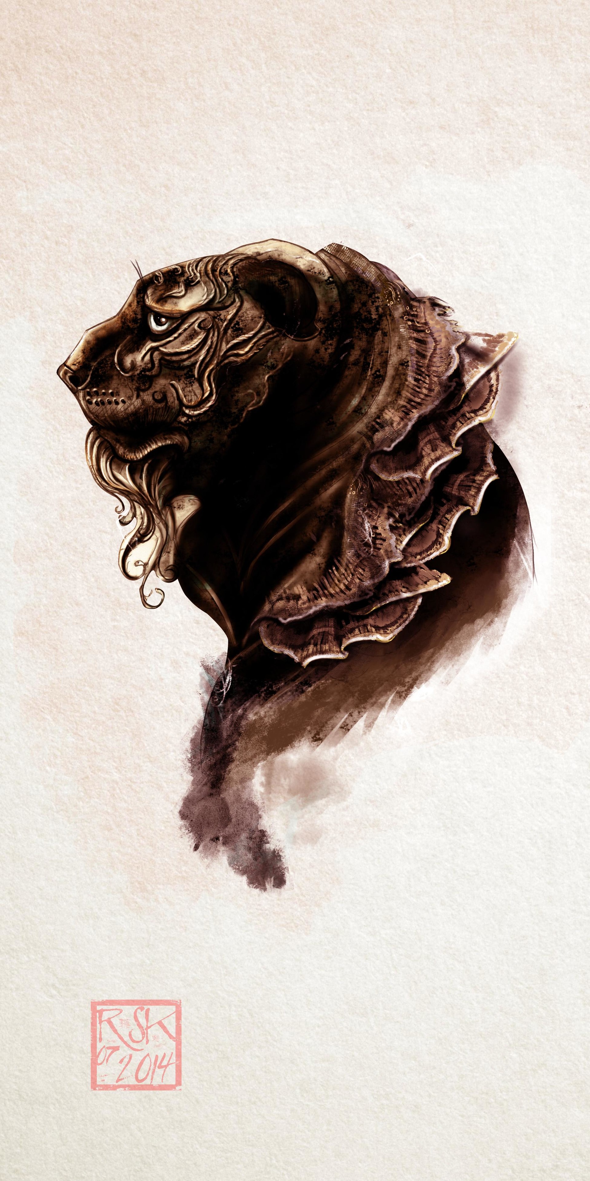 ArtStation - When Tigers Smoked: Dosa Tiger