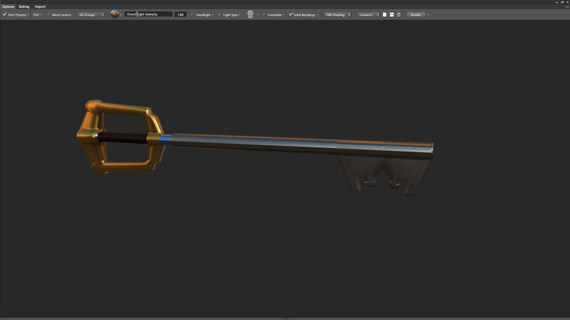 ArtStation - Kingdom Key - Keyblade - Kingdom Heart's Series