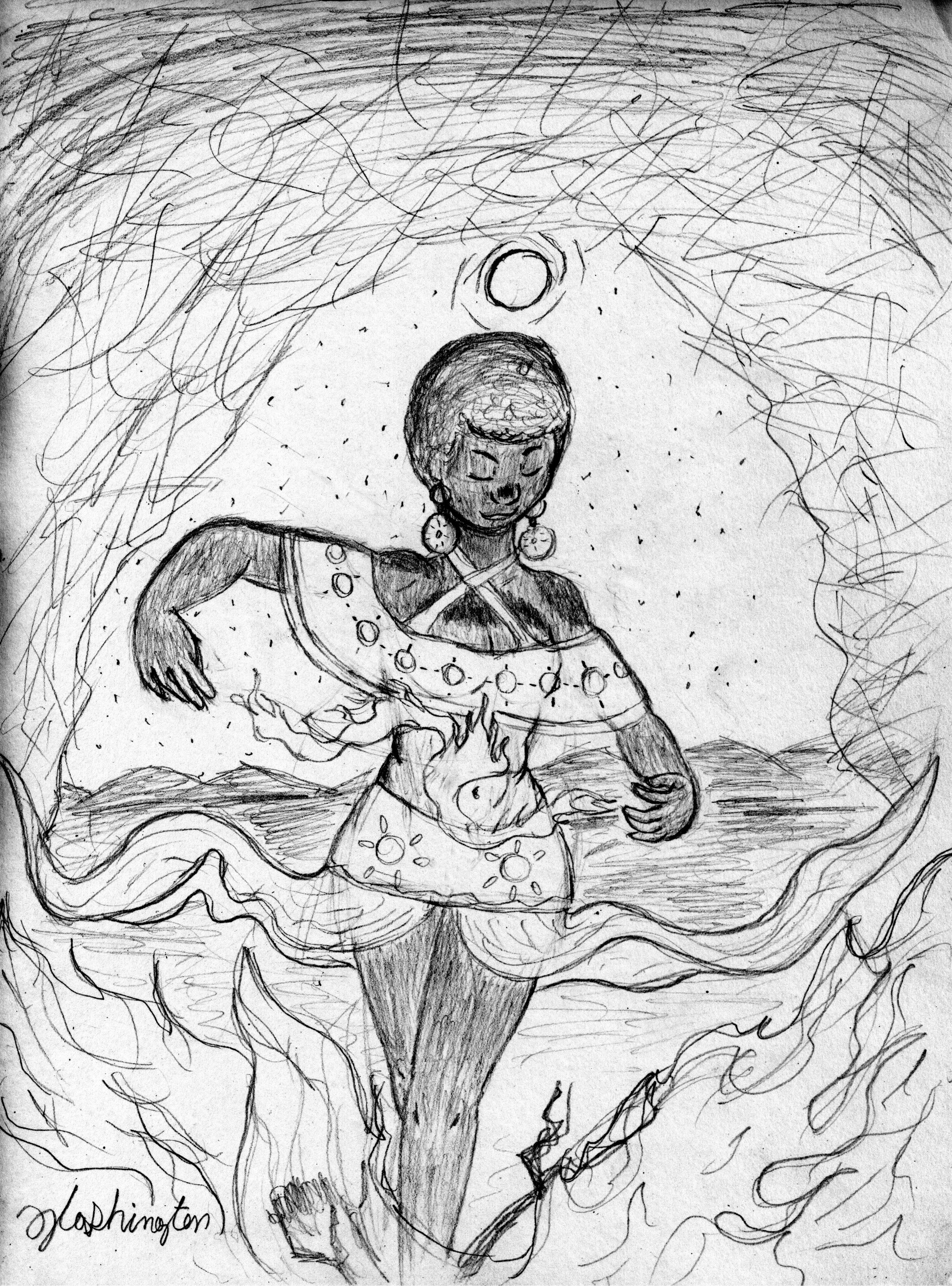 ArtStation - fire dancer