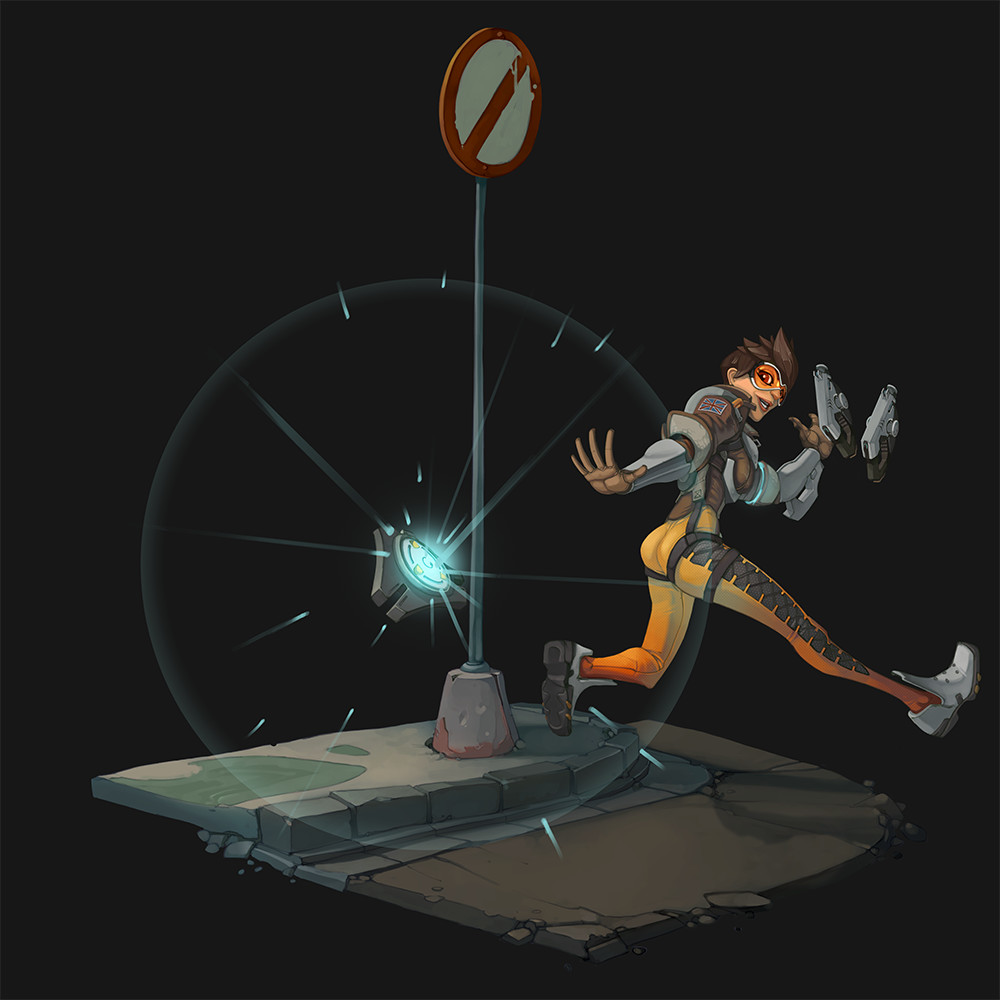 Wojtek Michalak - Overwatch Tracer Blink Action