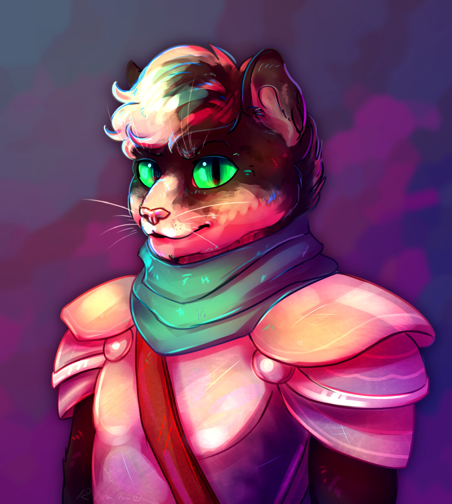 ArtStation - Cat bust commission