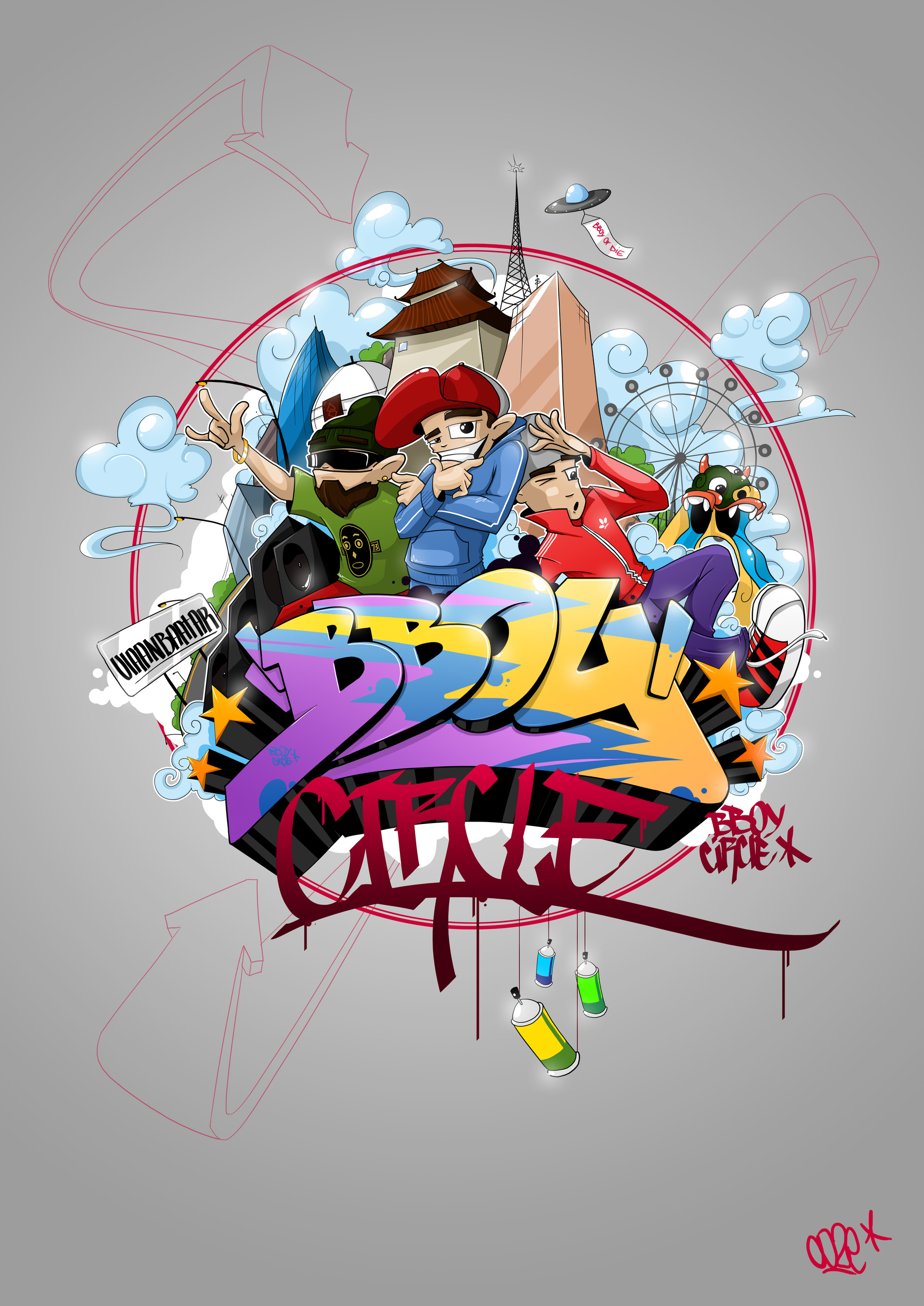 ArtStation - Bboy circle
