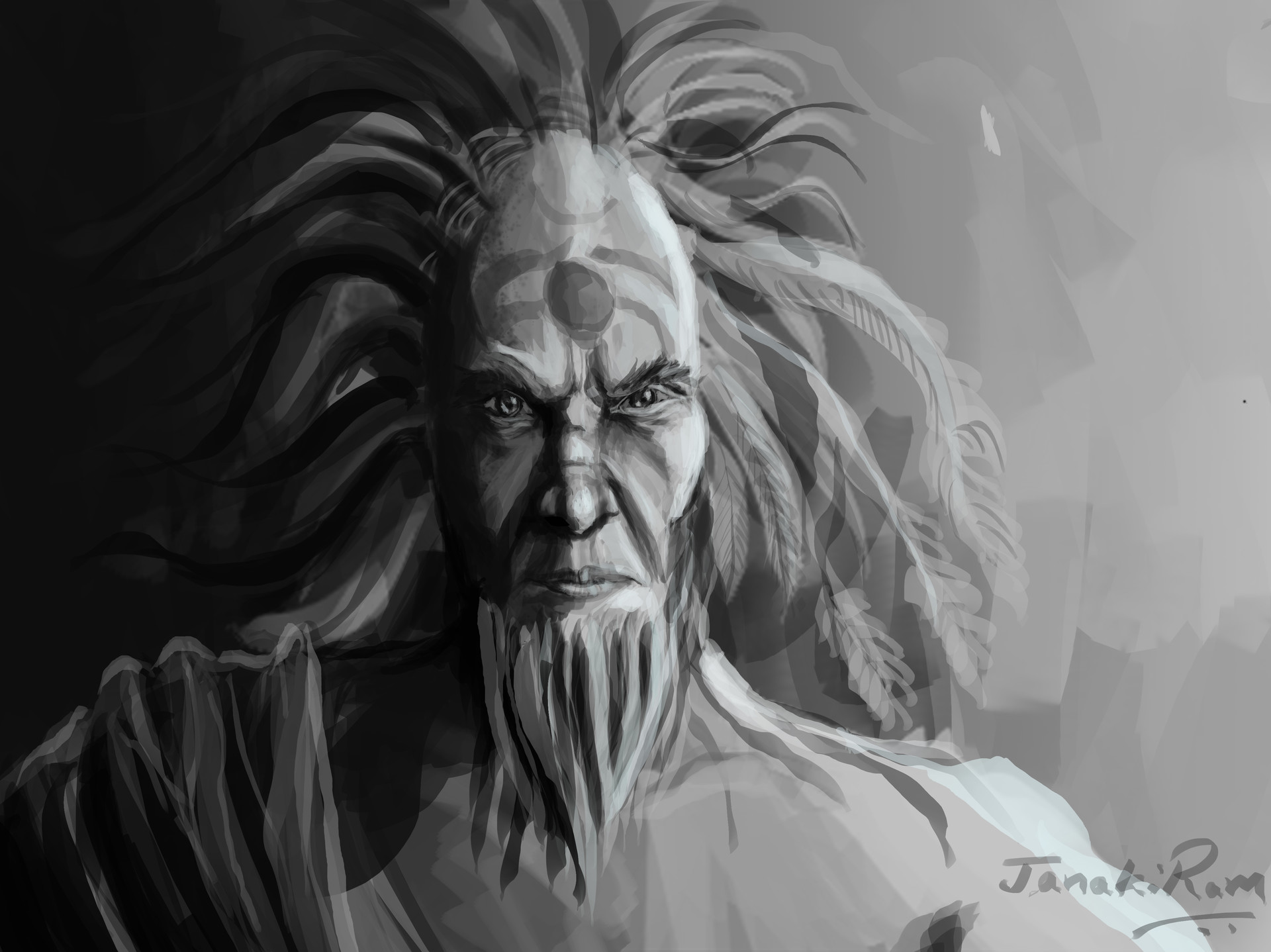 ArtStation - Tribal priest