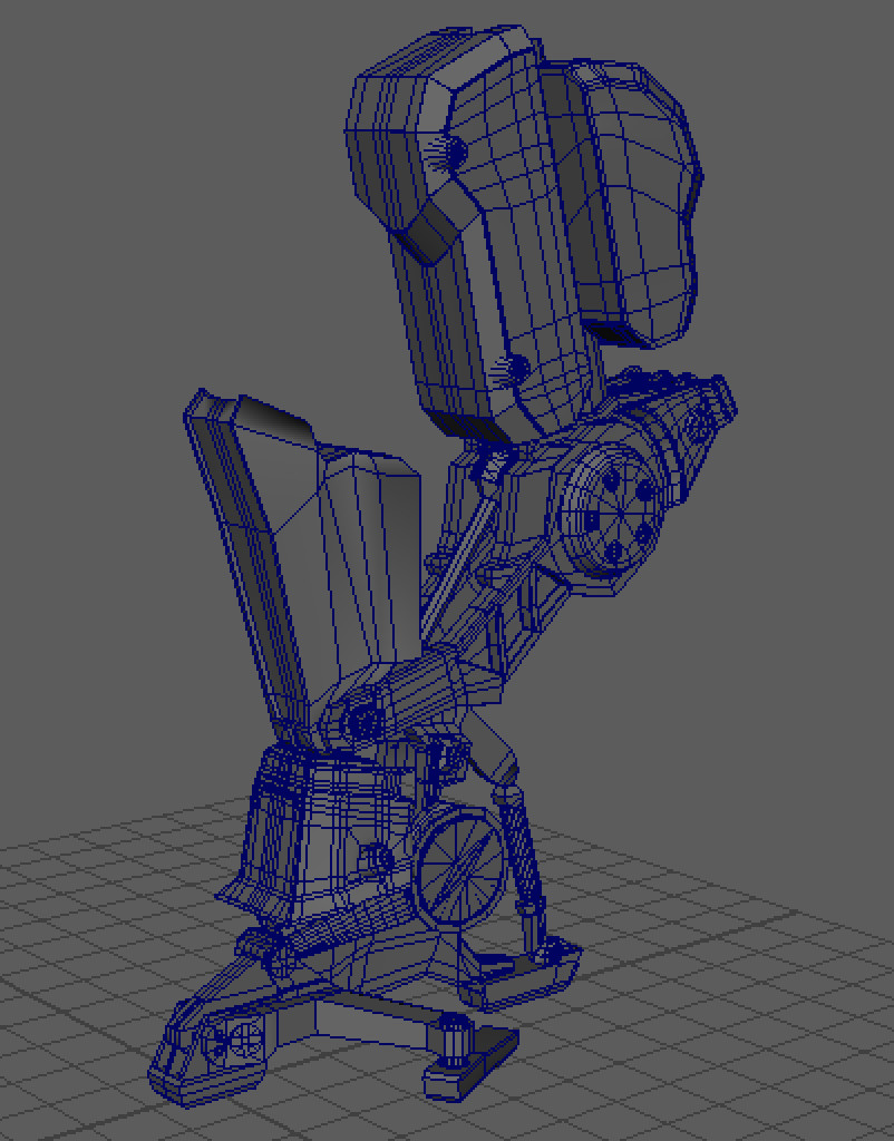 Adam Rhoades - Mech Leg (work in progress)