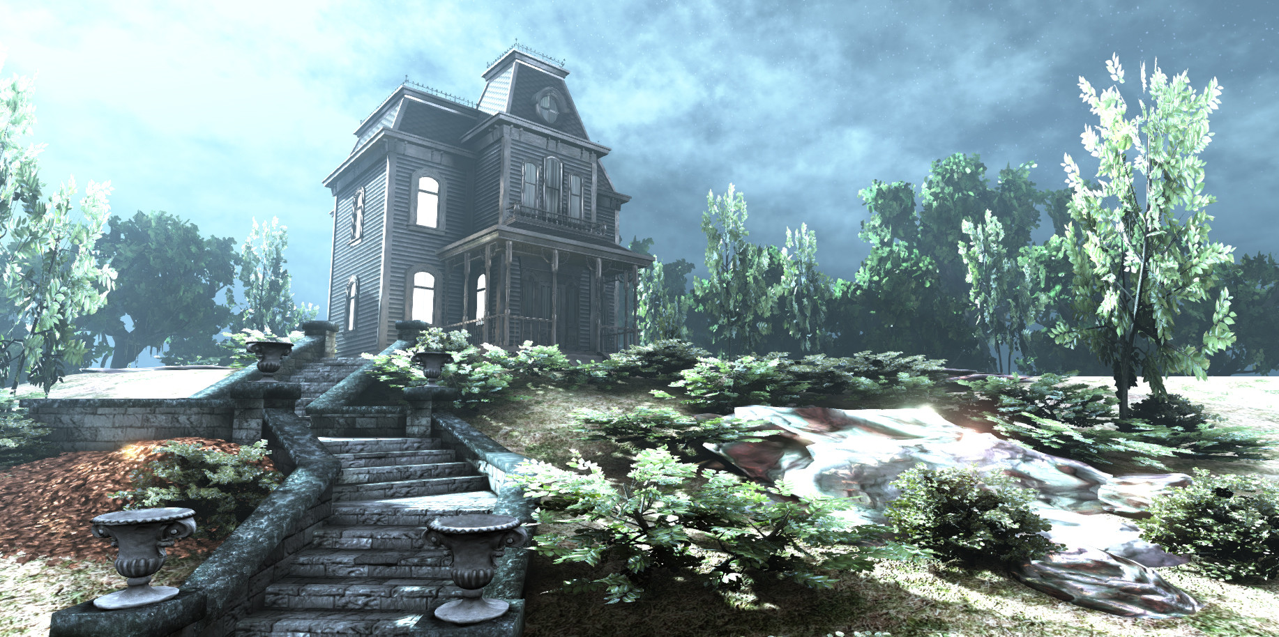 ArtStation - Personal Project - Bates House