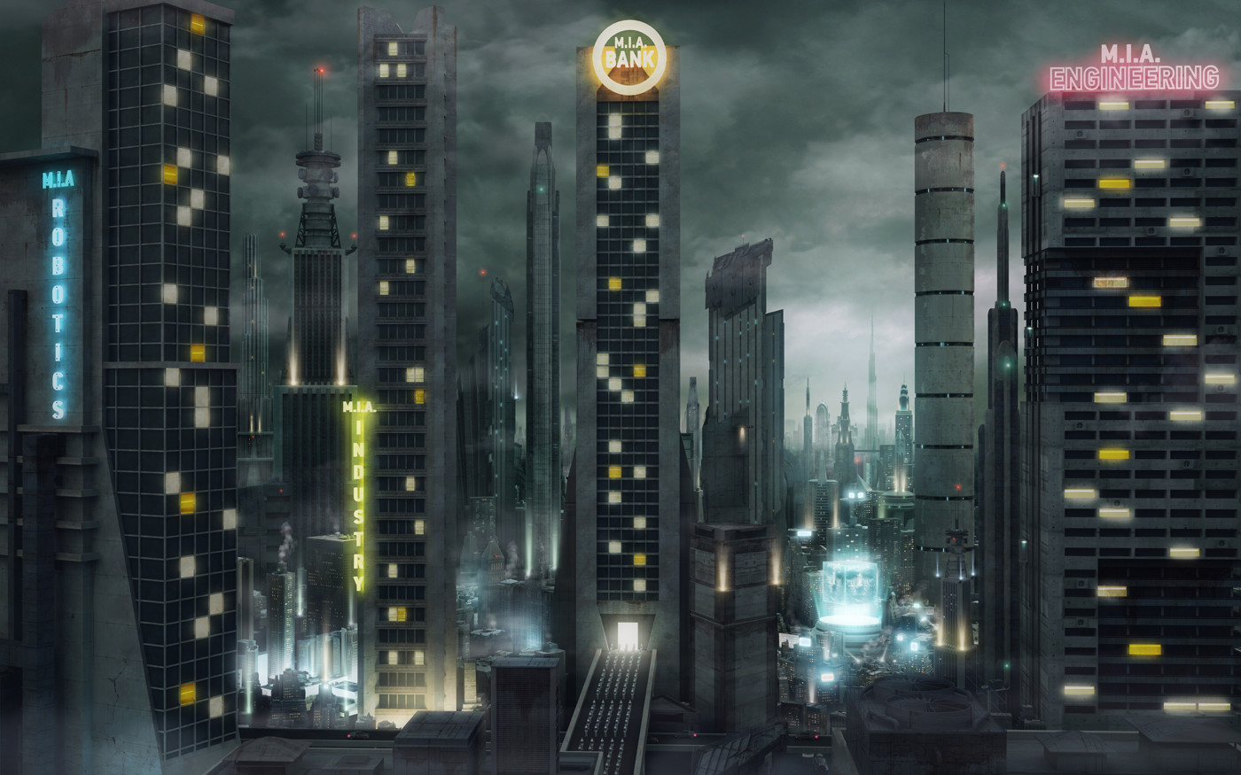 ArtStation - Cyber city