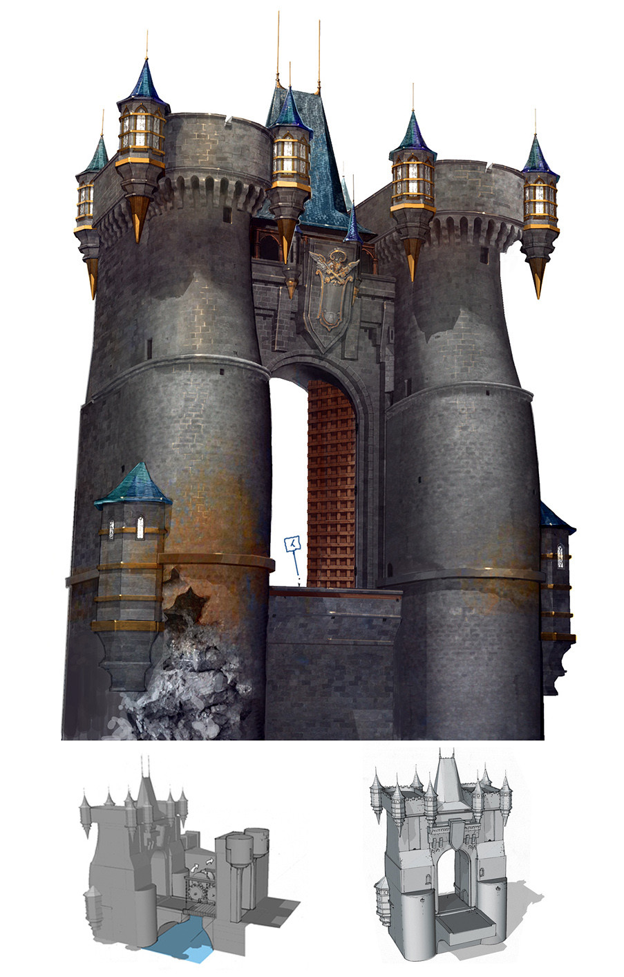 ArtStation - castle gate