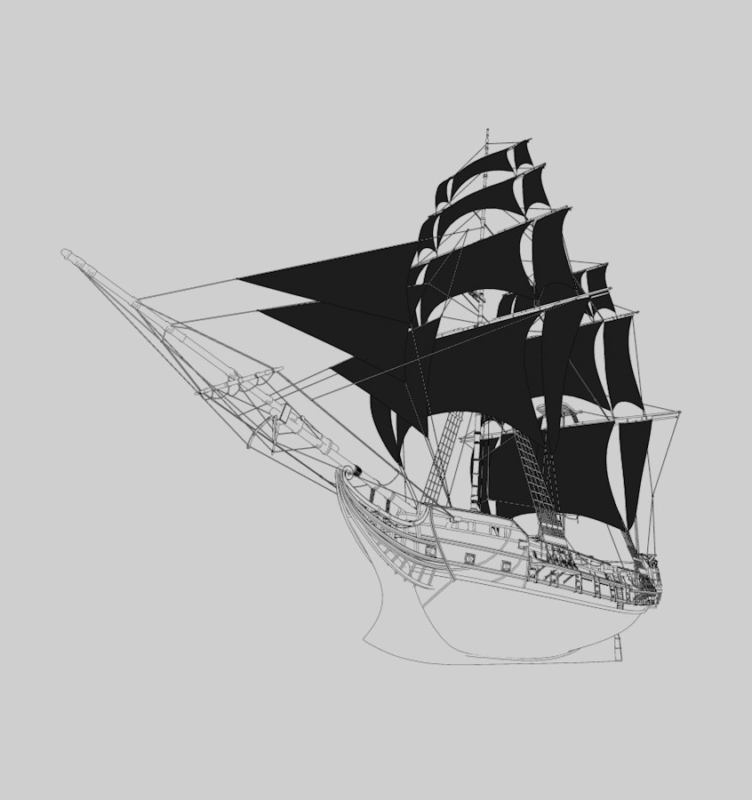 Ion Lucin - Jackdaw Pirate Ship