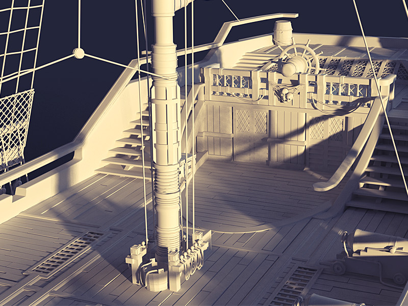 Ion Lucin - Jackdaw Pirate Ship