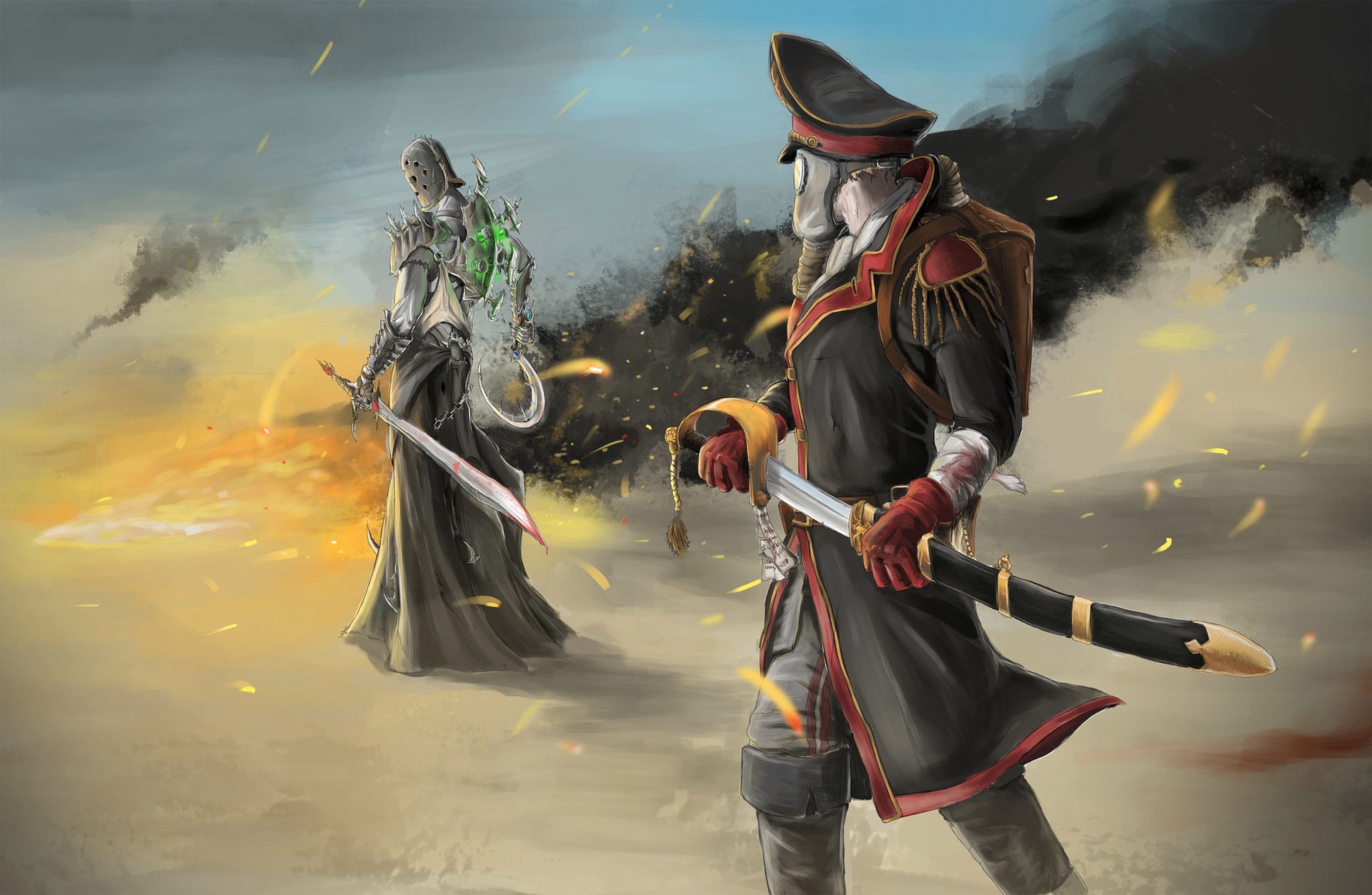 ArtStation - Warhammer 40k duel