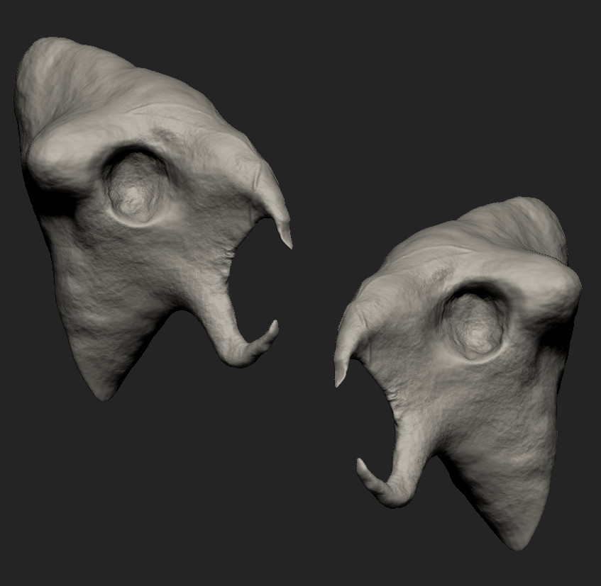 ArtStation - Alien Skull.