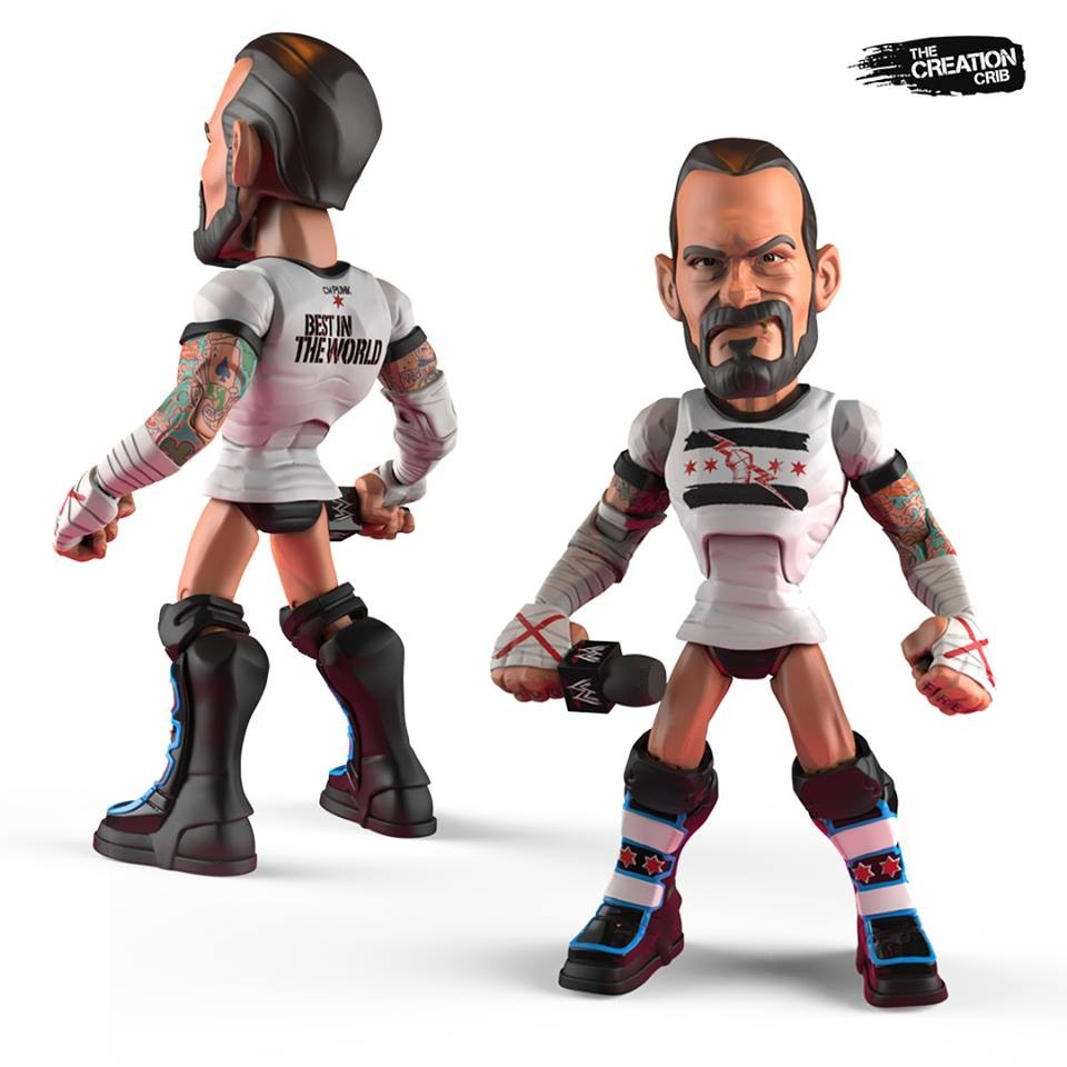 Brian Baity - CM Punk stylized designer toy concept