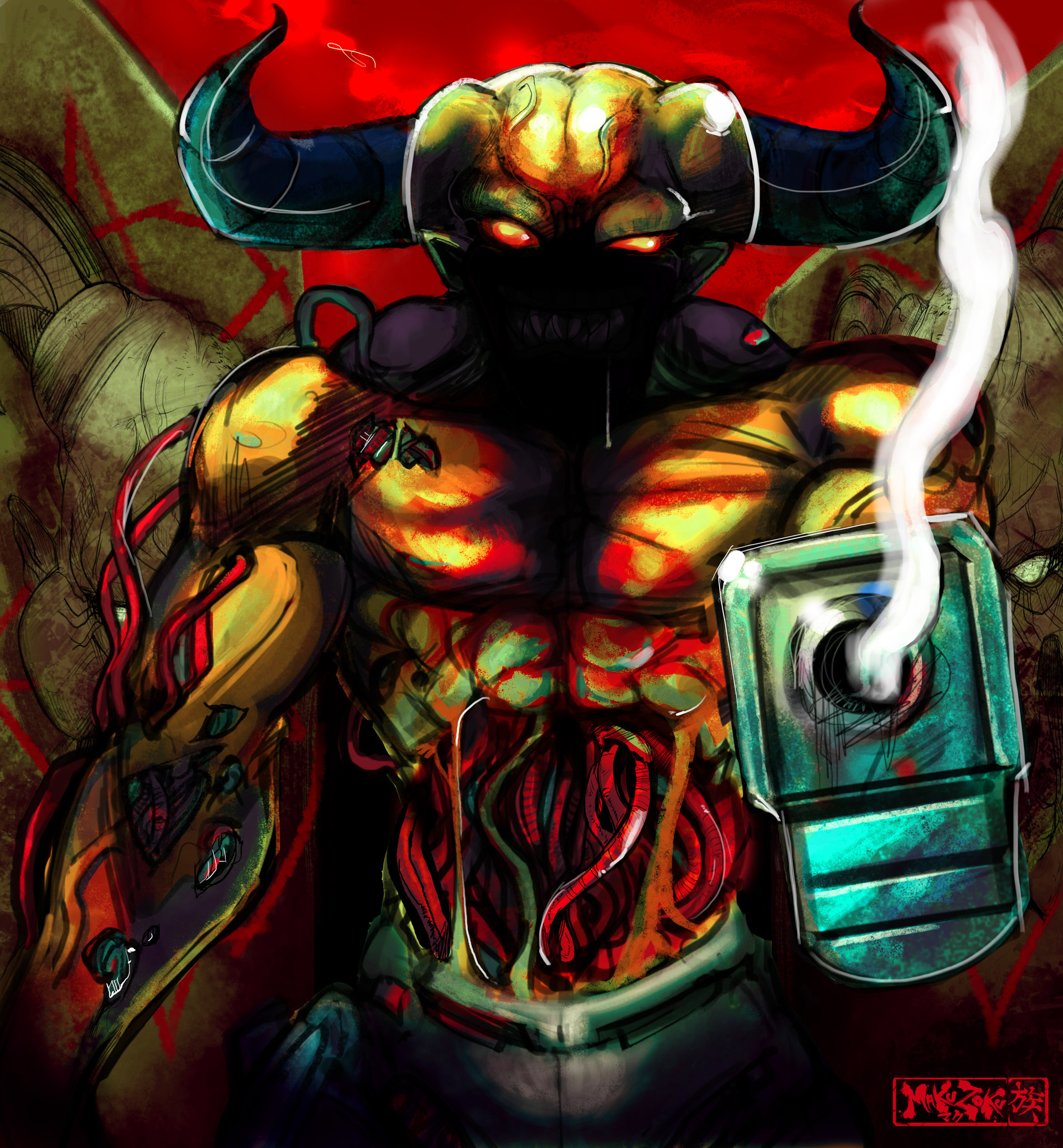 ArtStation - Cyber Demon