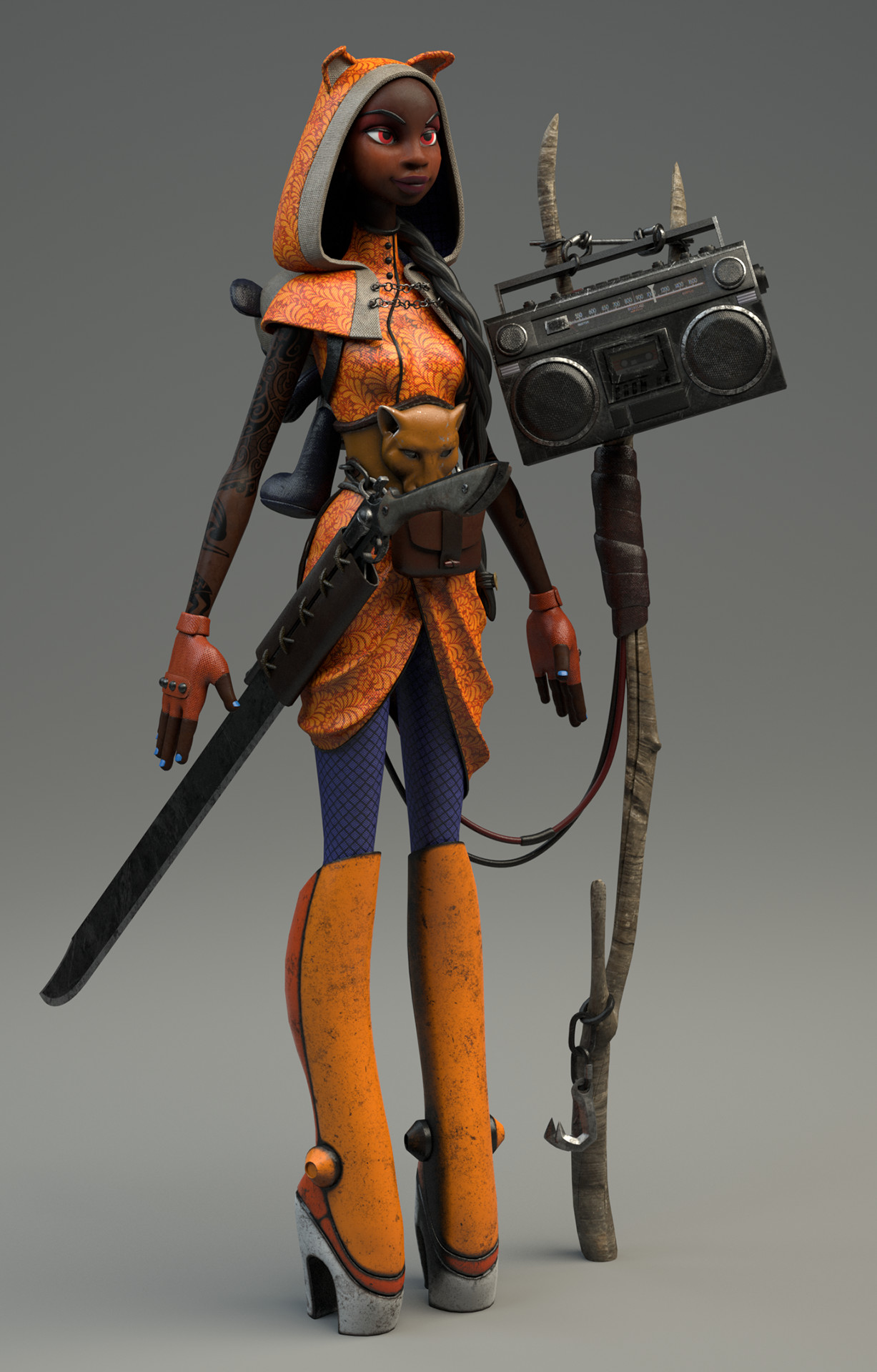 ArtStation - Ready Player One Avatar: Gunt3r Gal