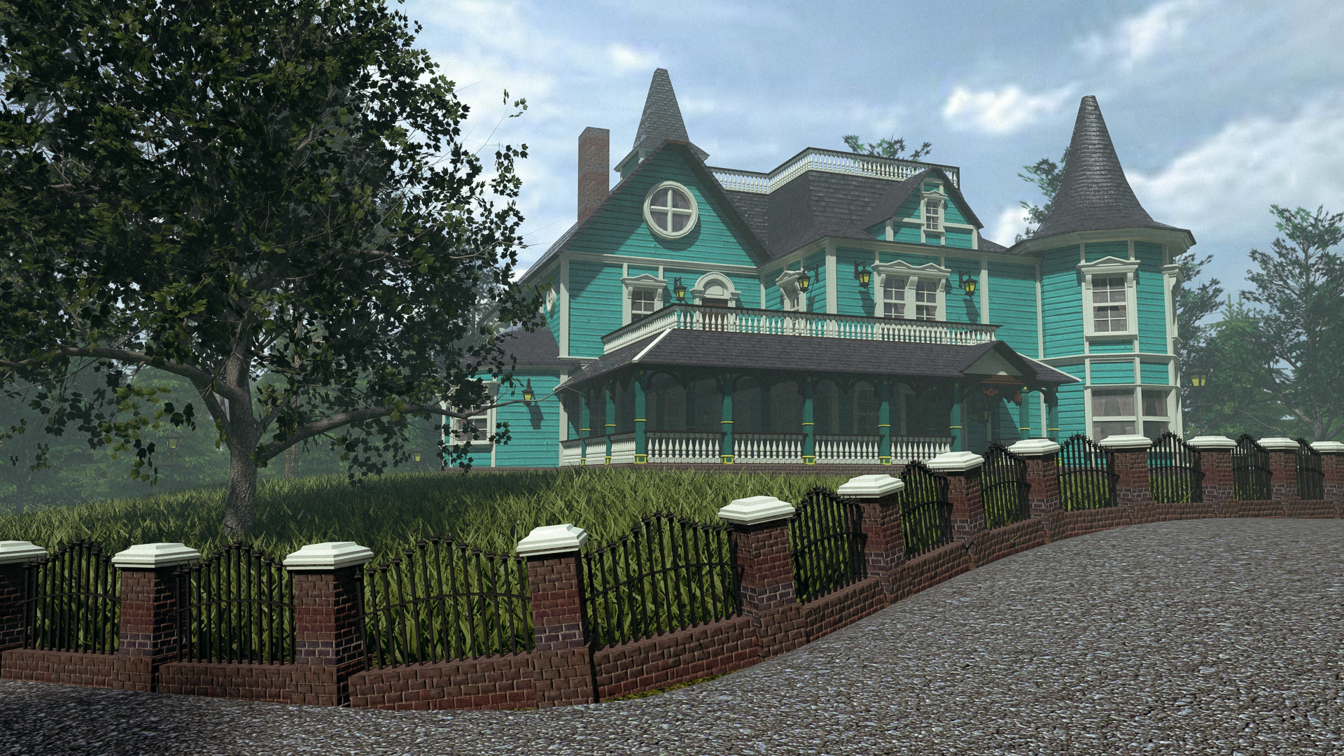 ArtStation - Victorian Countryside House