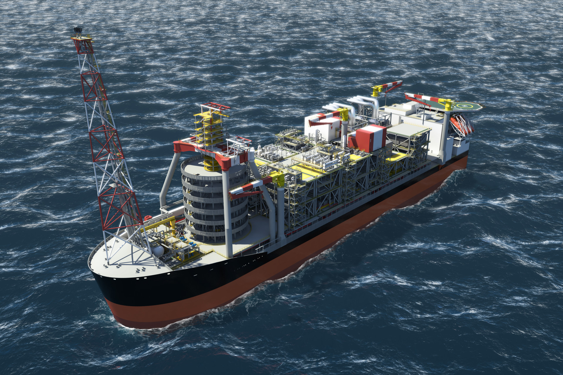 ArtStation - Deepwater FPSO