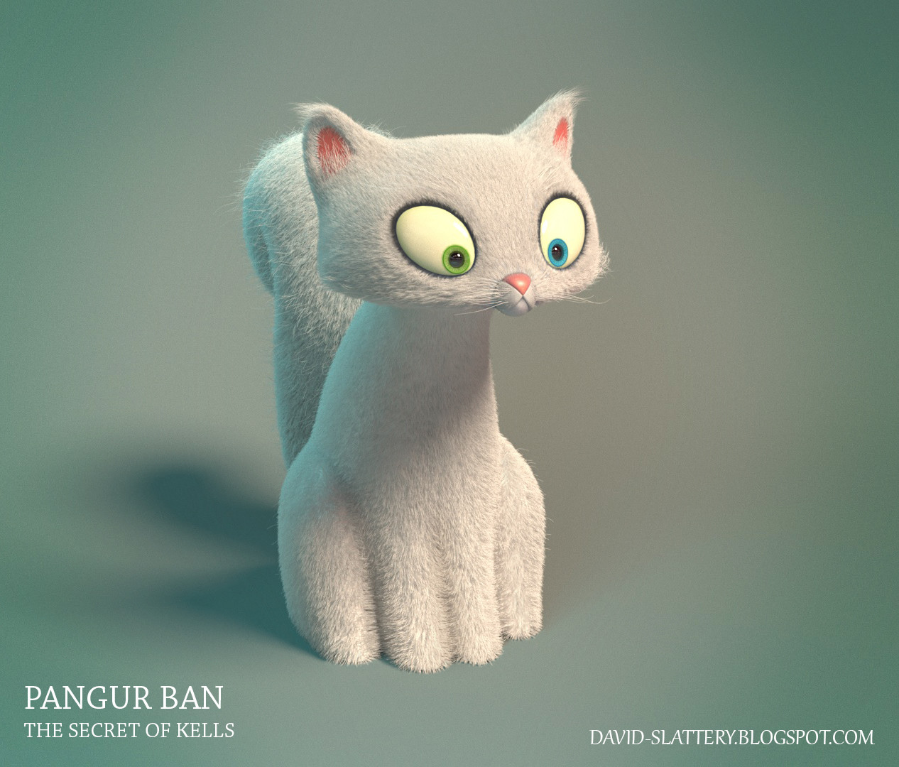 ArtStation - PANGUR BAN THE SECRET OF KELLS