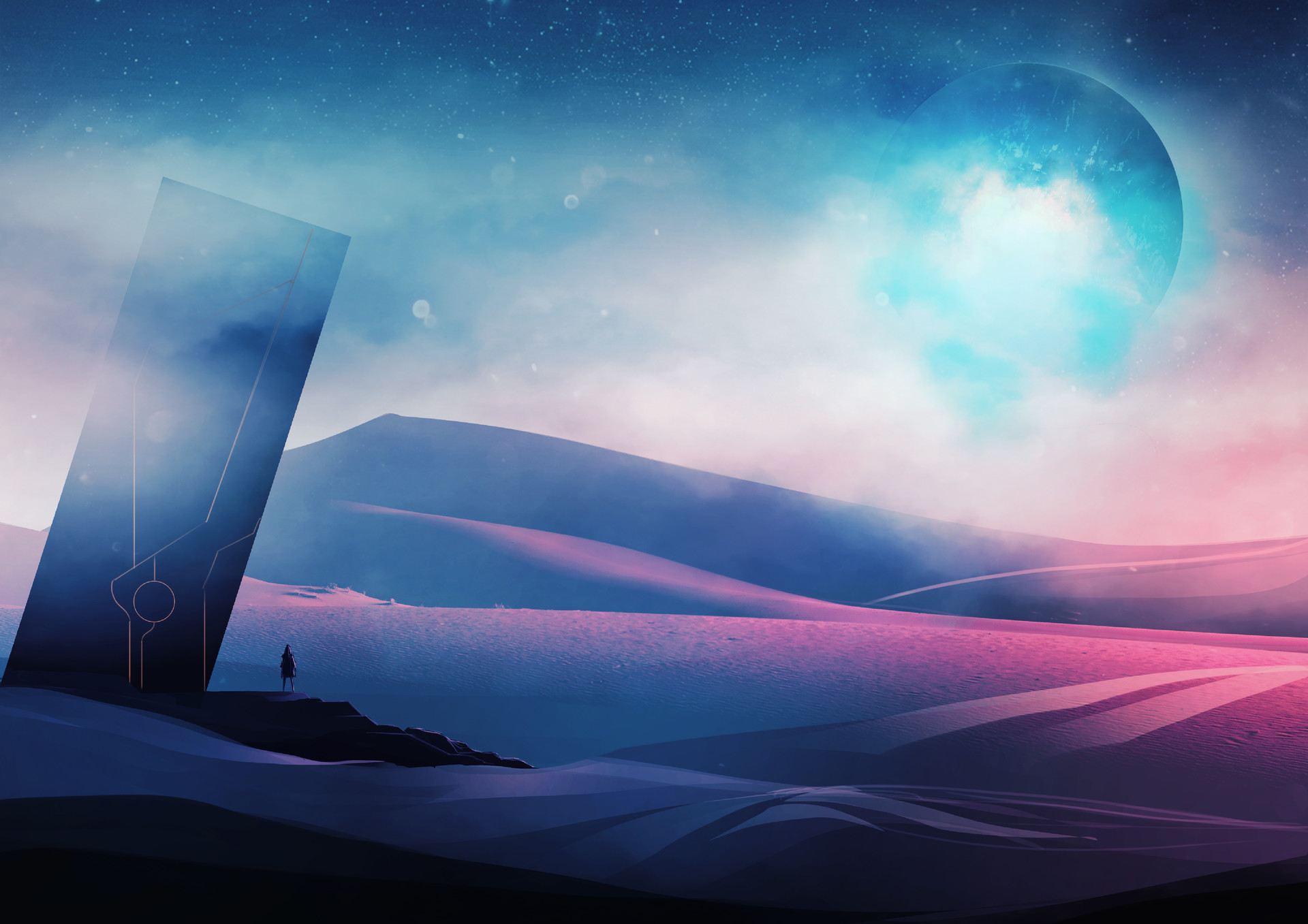 ArtStation - Desert Alien World