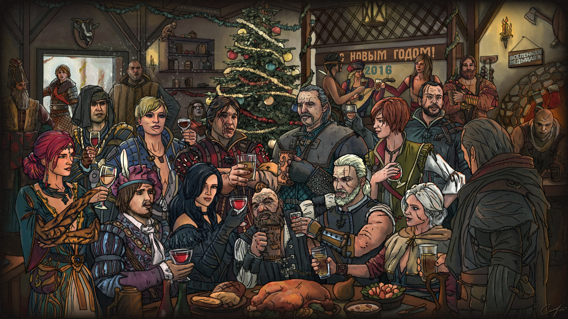 ArtStation - New Year - The Witcher 3