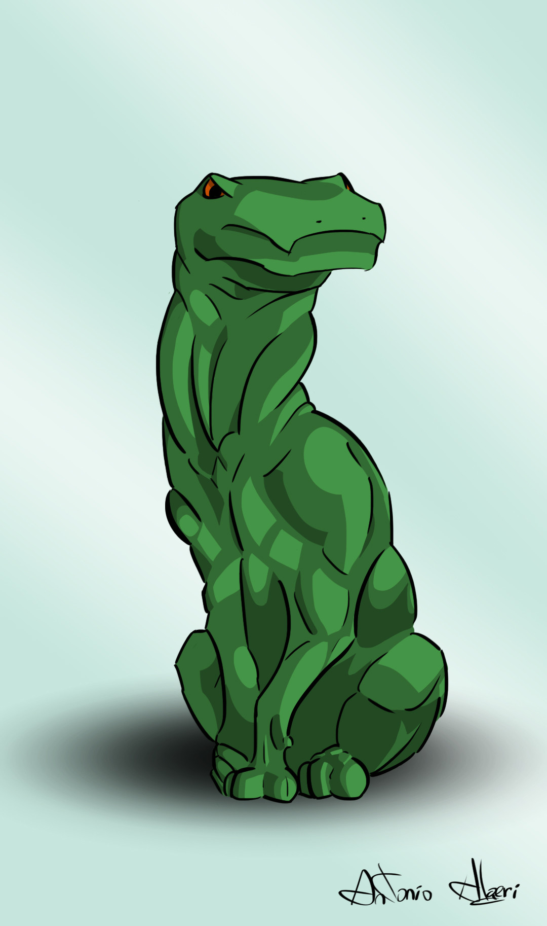 ArtStation - Un dolce lucertolone