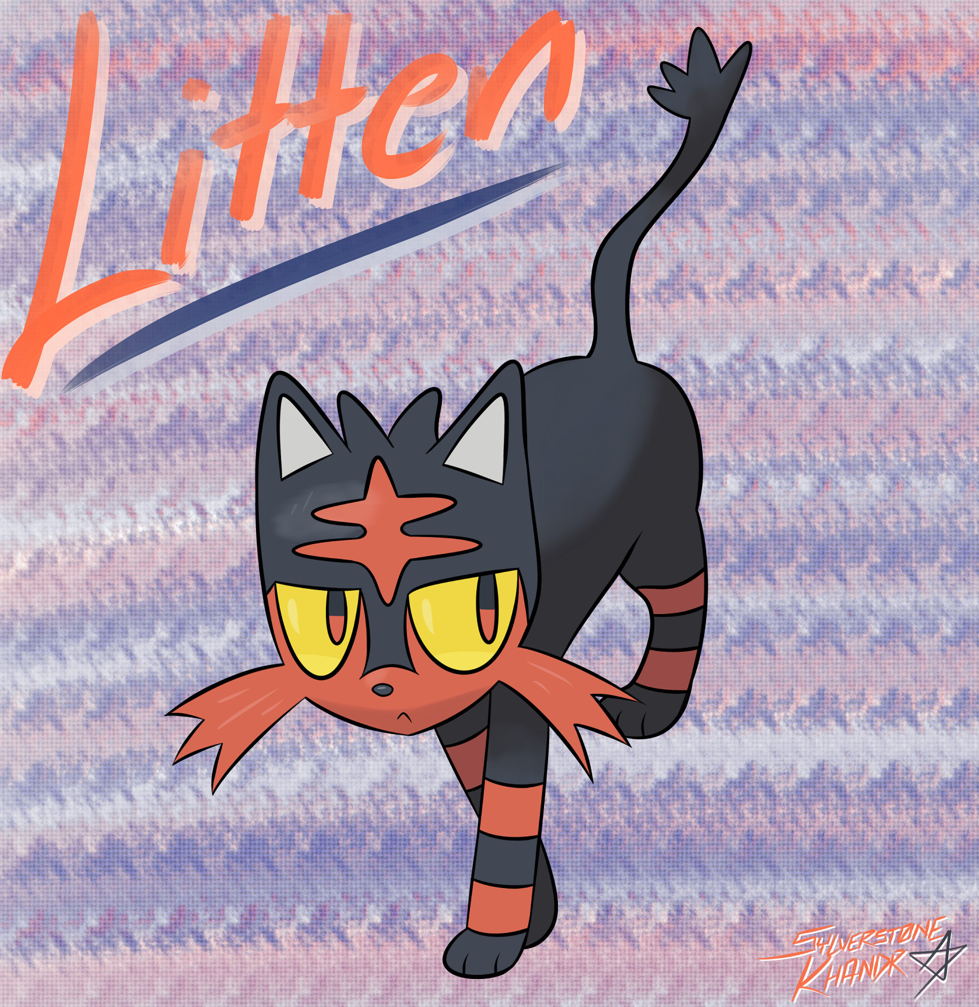 ArtStation - Litten from Pokémon Sun & Moon