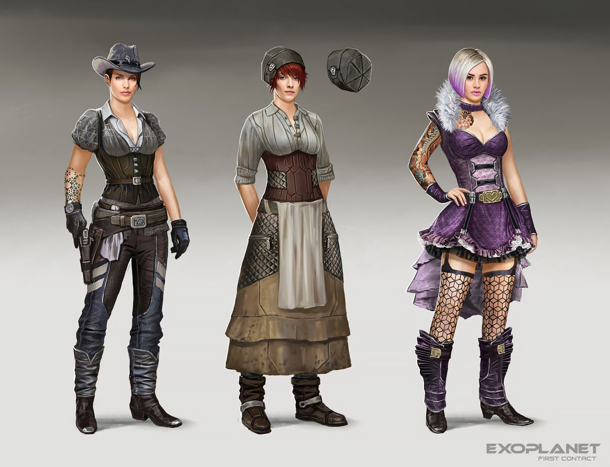 ArtStation - Female characters concept