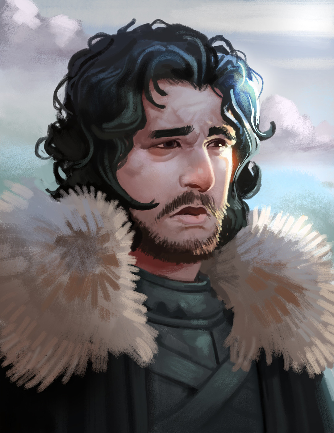 ArtStation - Jon Snow Fan Art