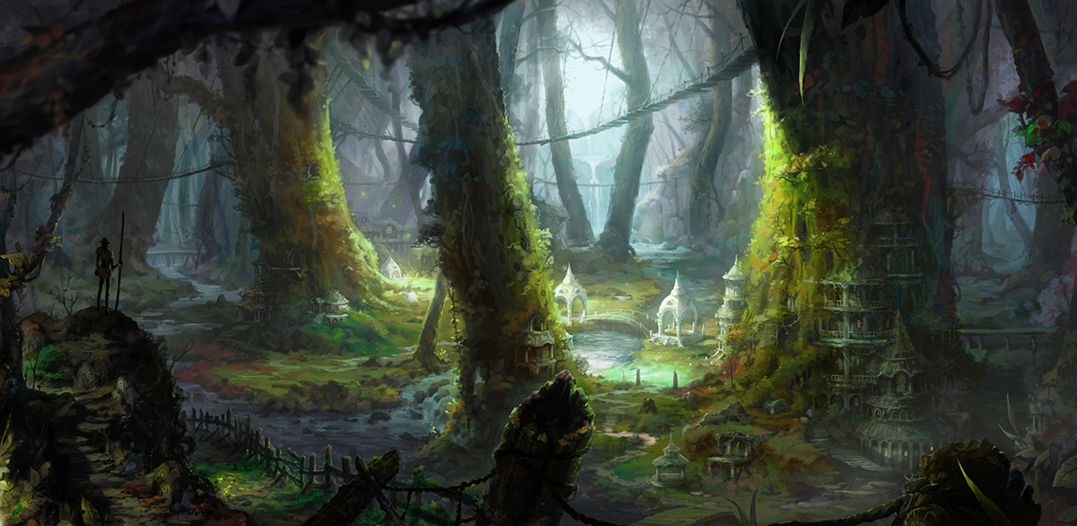 Sanctuary of the Corrupt Elf by Hee Uk Jung : r/ImaginaryLandscapes