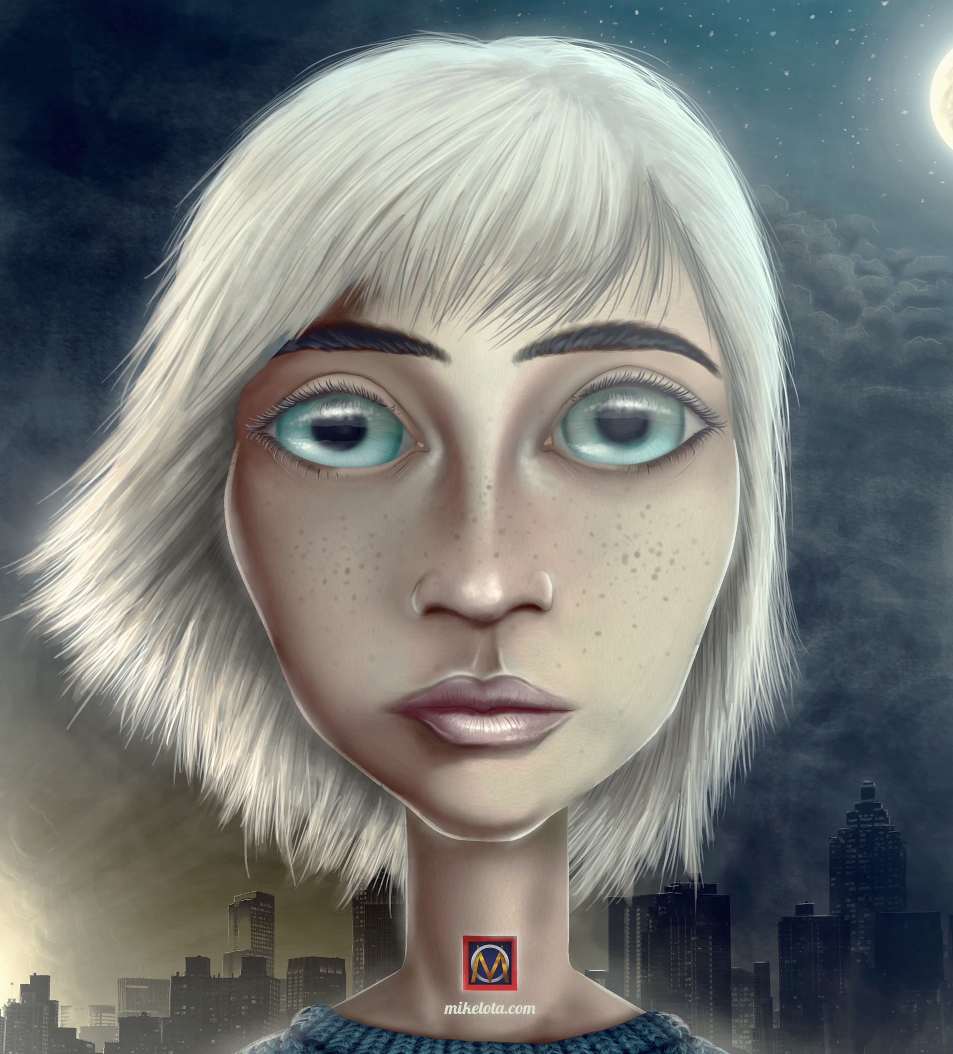 ArtStation - City girl