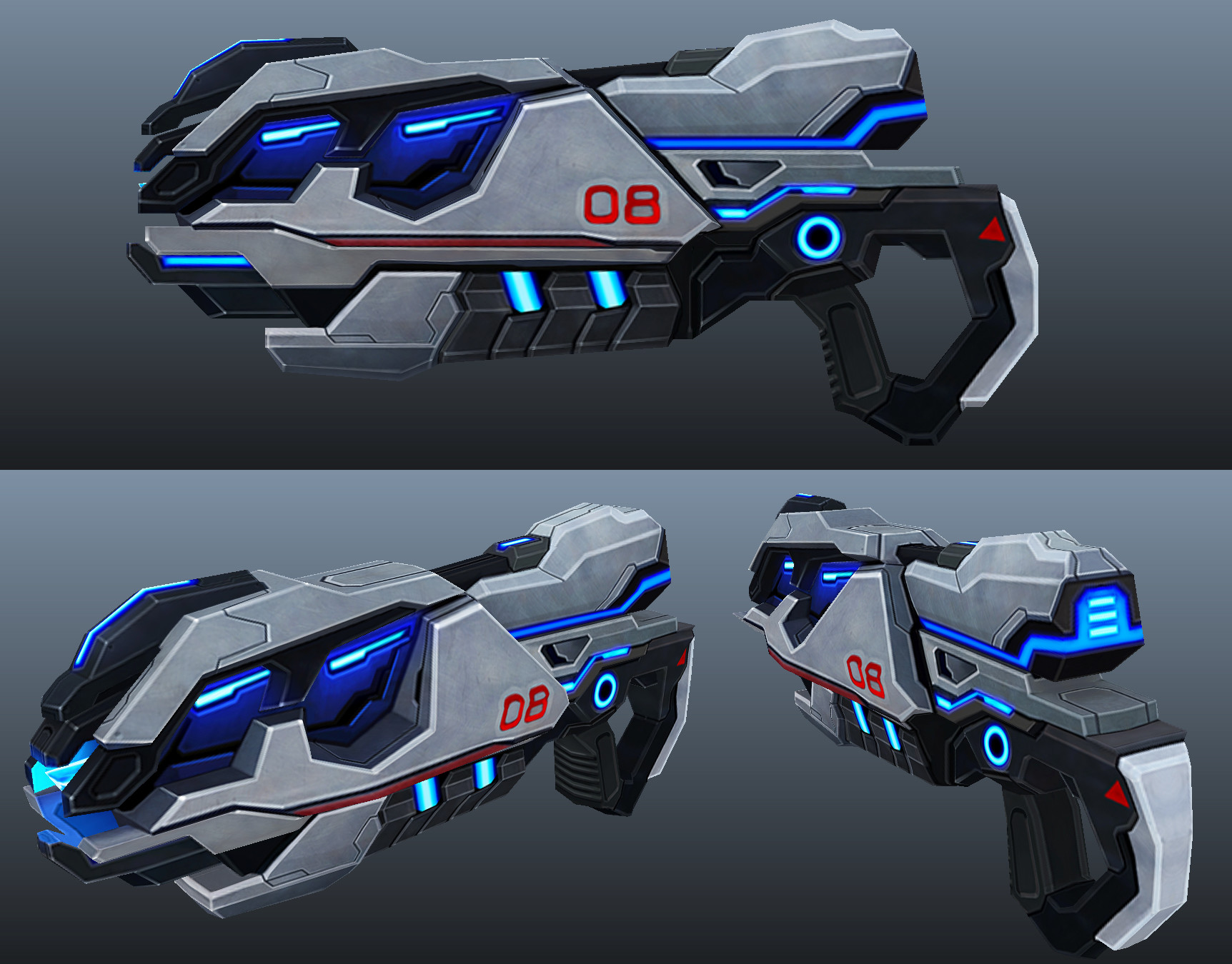 ArtStation - Reaper Armor - base rifle