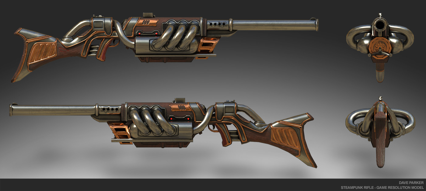 Dave Parker - Steampunk Rifle