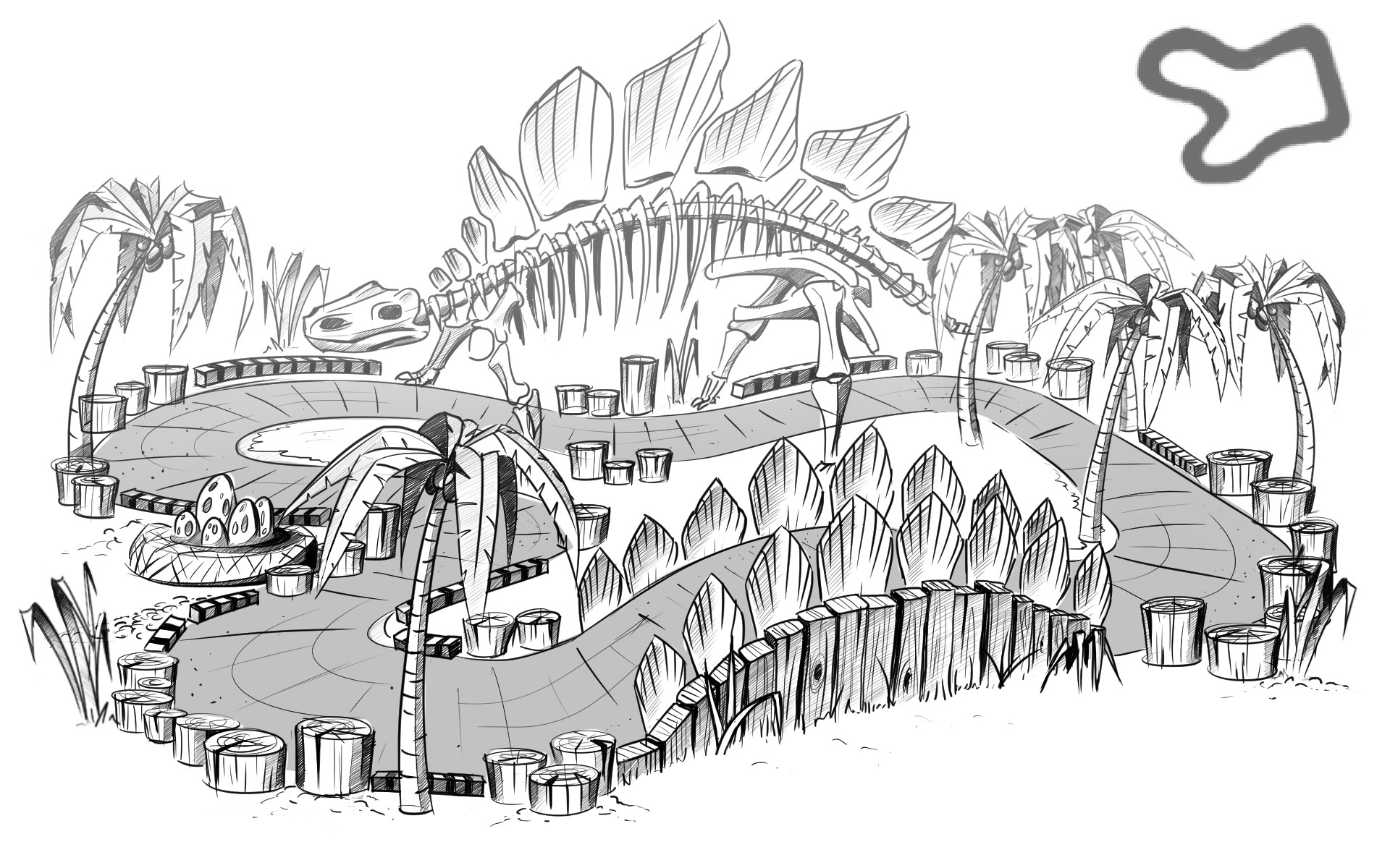 ArtStation - Dino Track