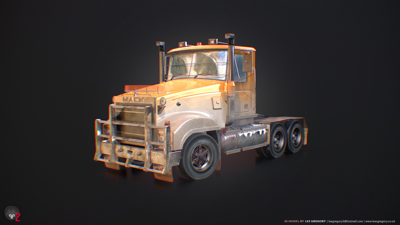 ArtStation - Mack Truck