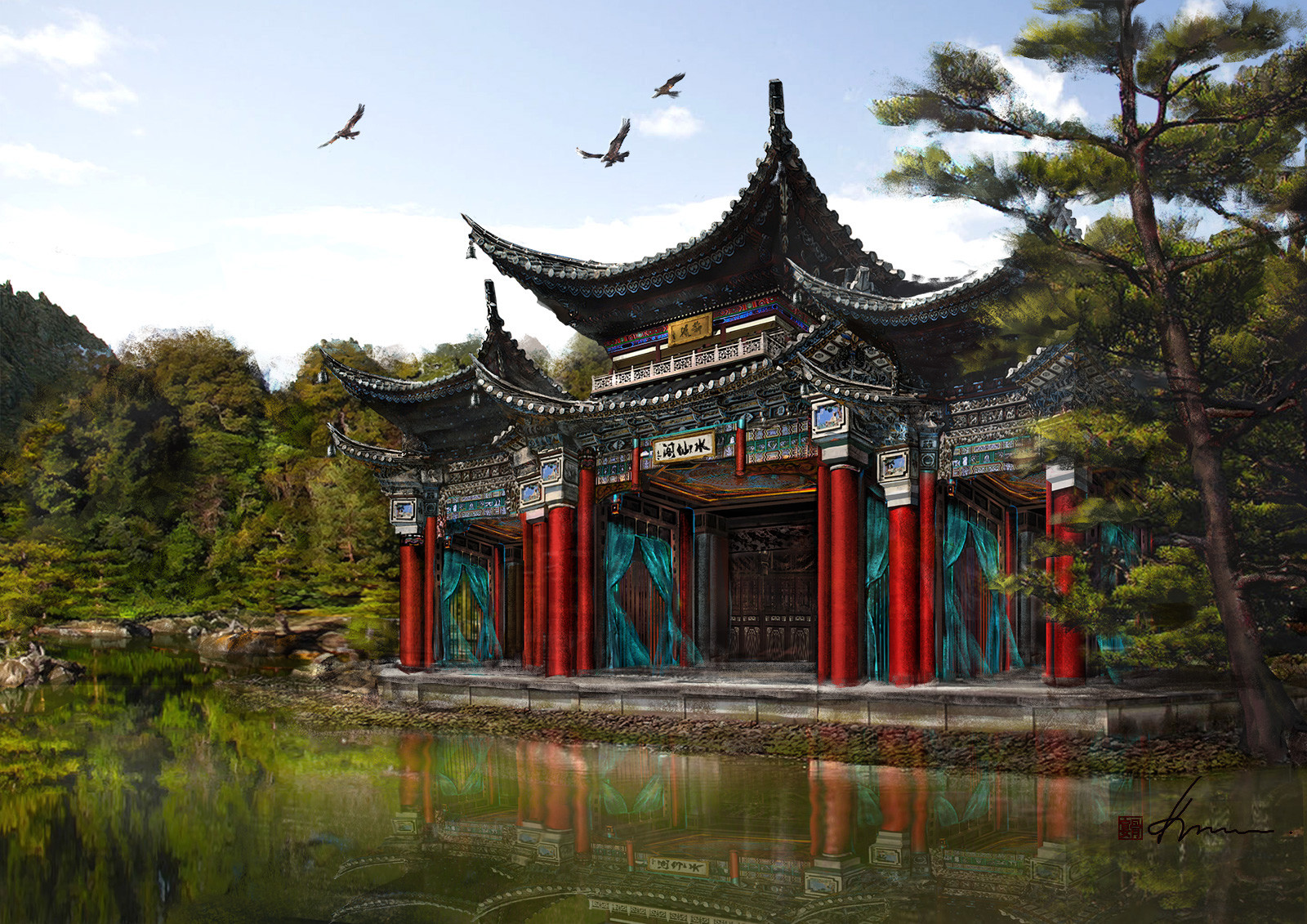 ArtStation - Chinese architecture