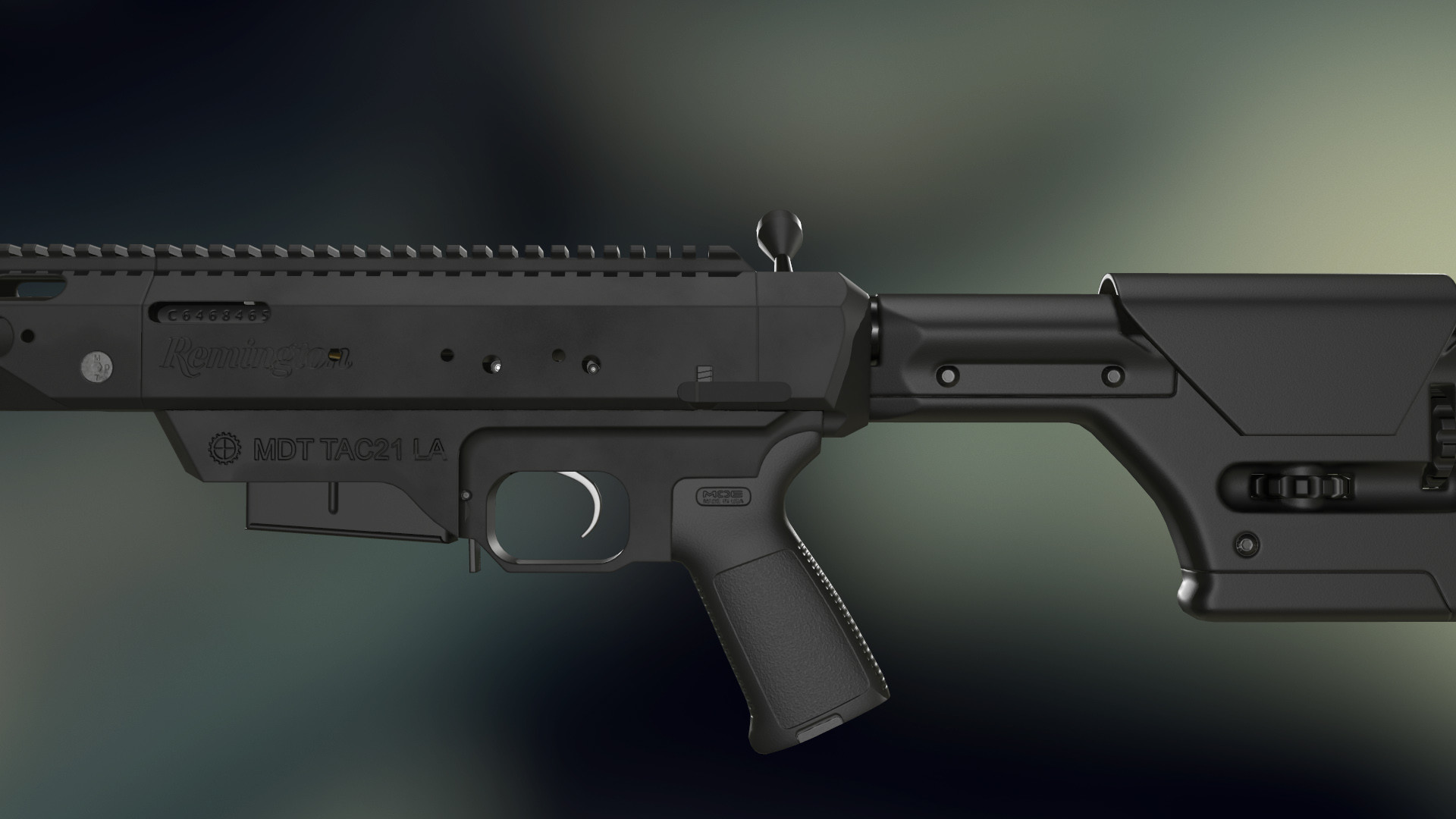 Sean Puller - Remington 700 MDT TAC 21 Chassis Low Poly+Texture