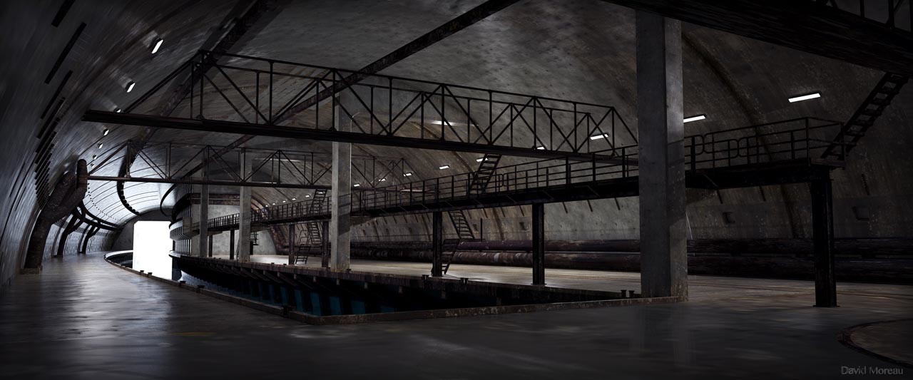 David Moreau - Captain America: Civil War - Old Submarine Base.