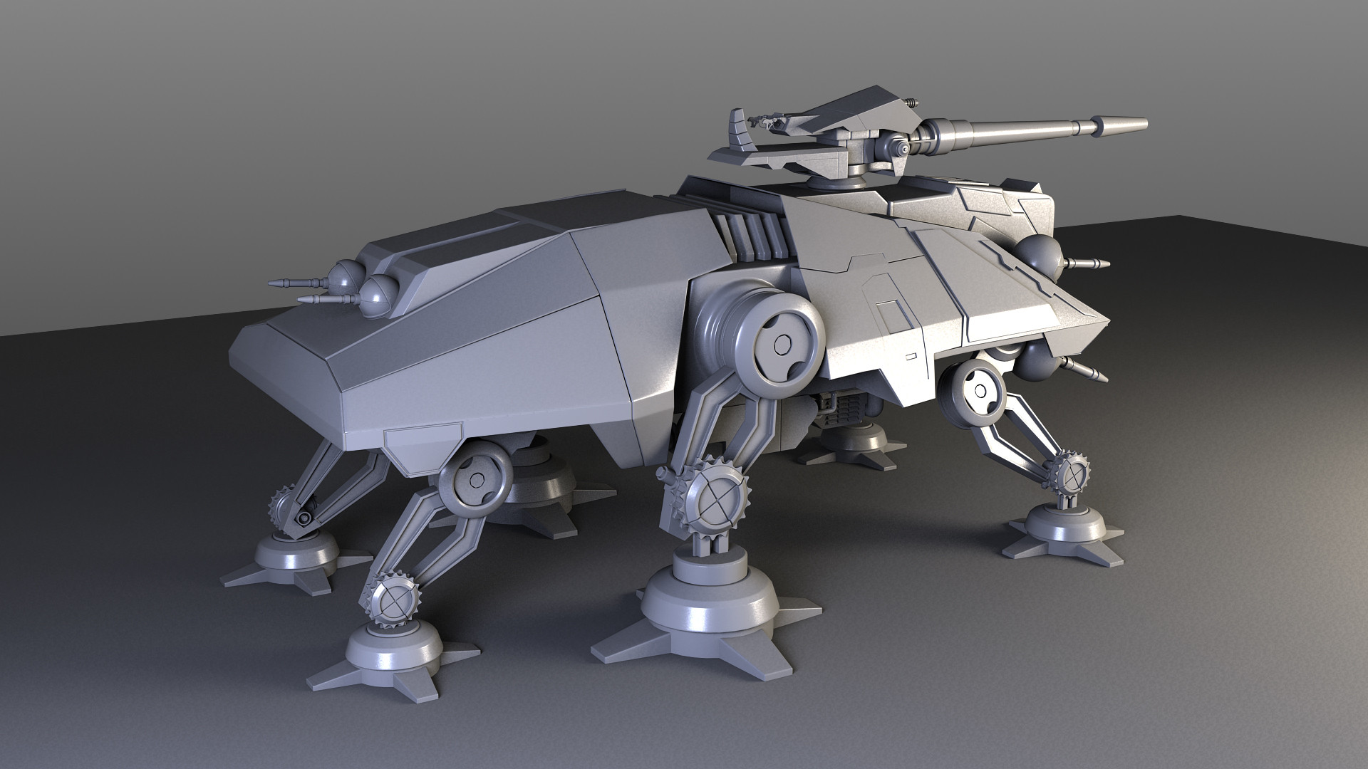 Eduardo Salce - AT-TE Walker High Poly
