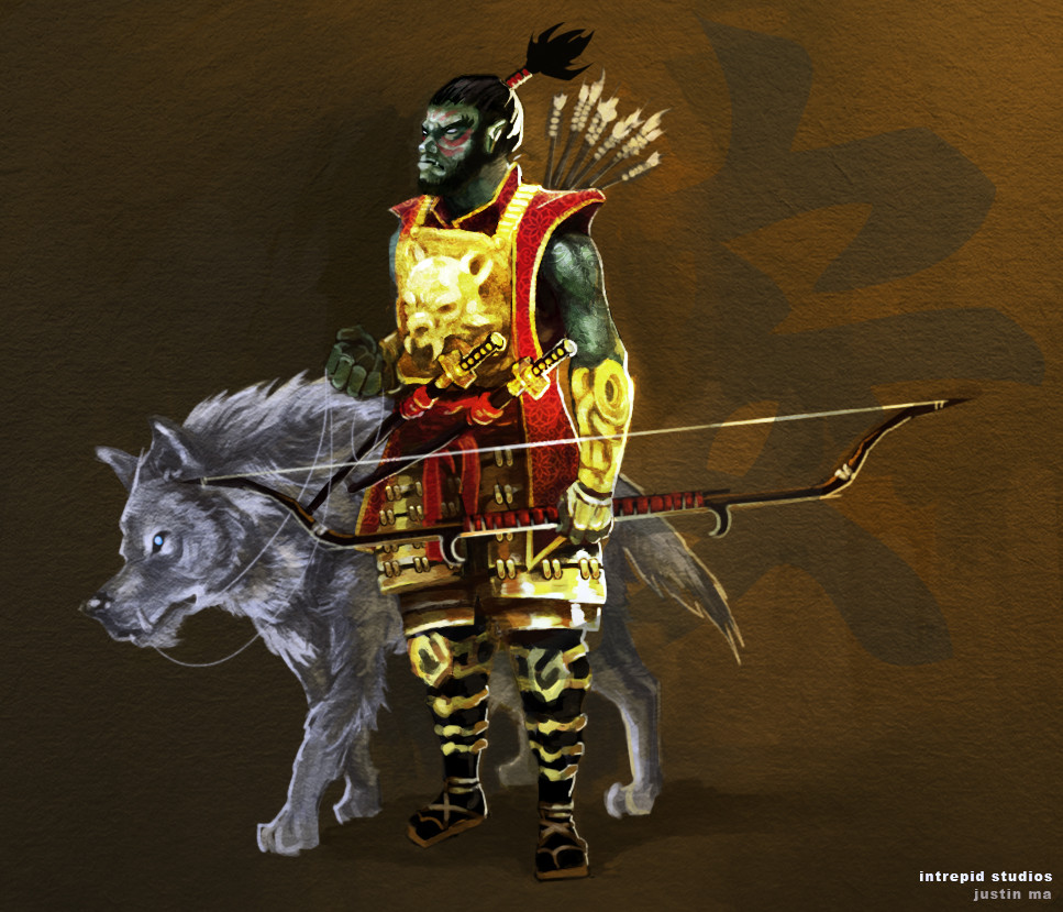 ArtStation - Japanese Orc Concepts