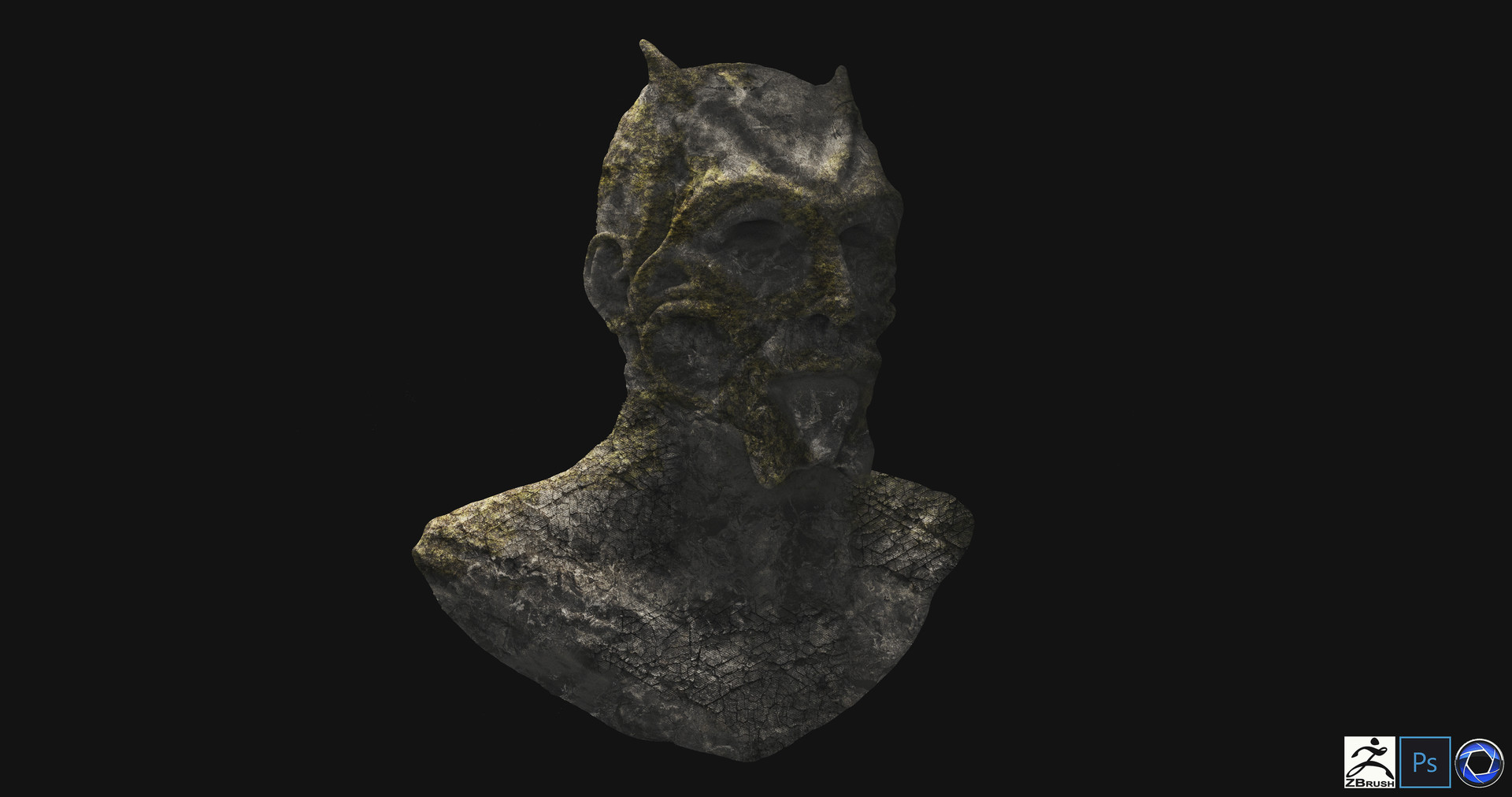 ArtStation - Ancient Demon Statue