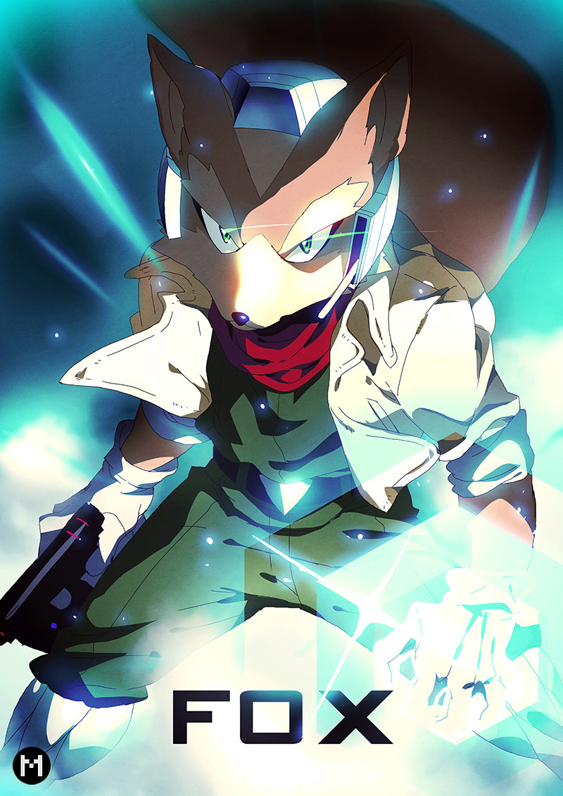 how to draw fox from super smash bros