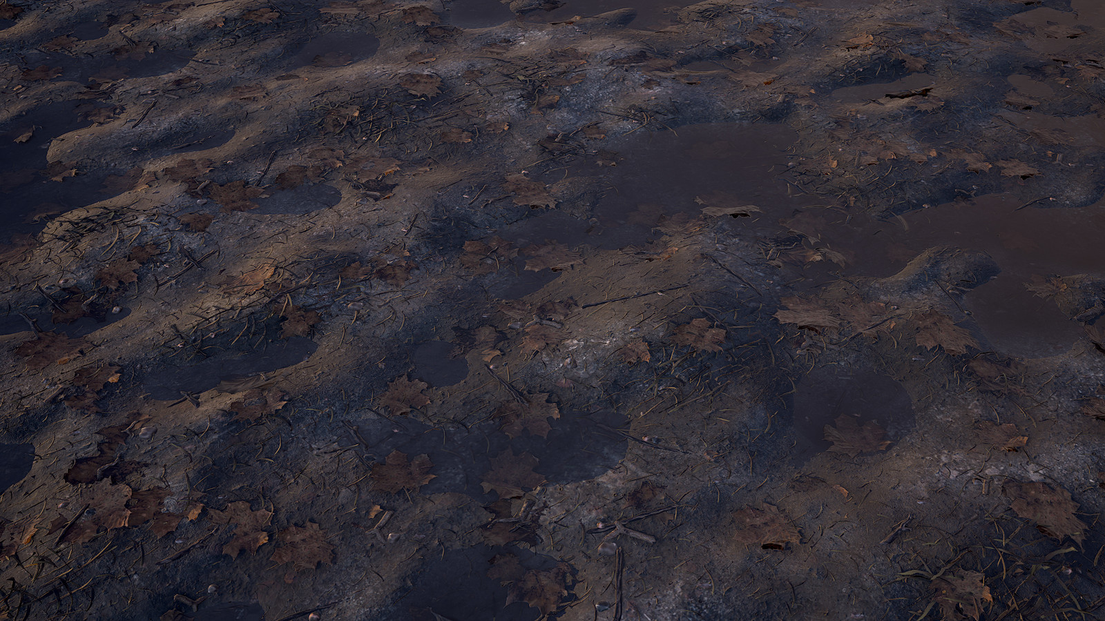 Patrick Bormann - tileable muddy forest ground