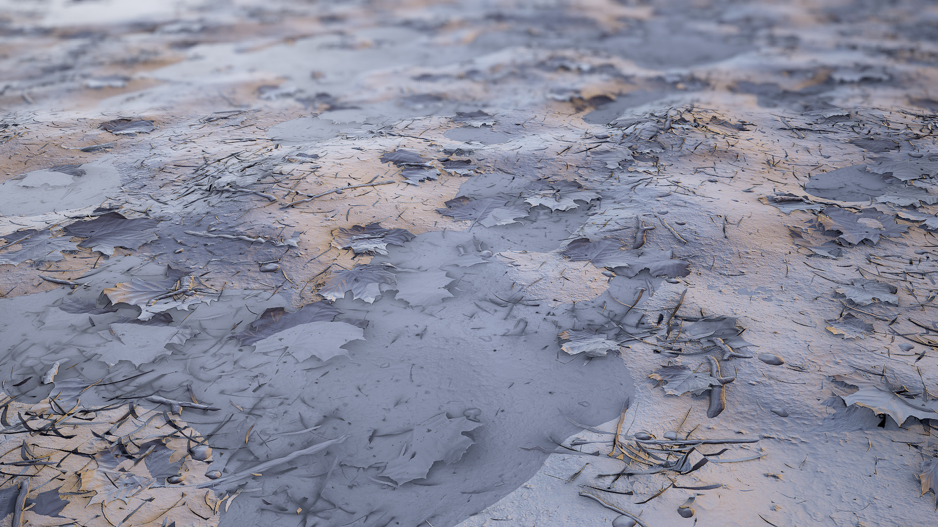 Patrick Bormann - tileable muddy forest ground