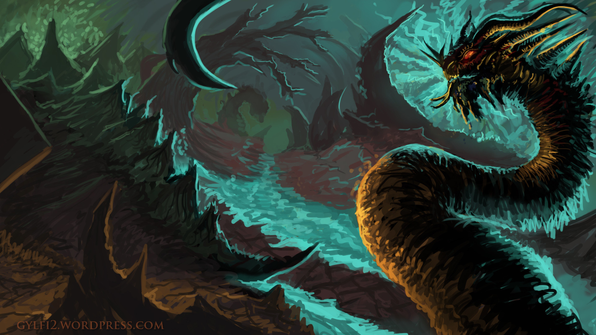 ArtStation - Gold Dragon