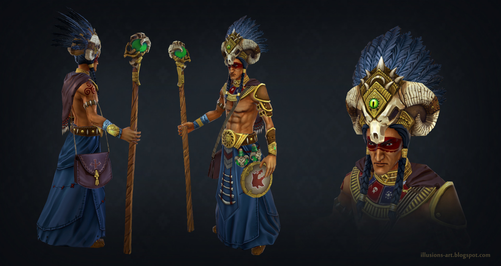 ArtStation - Wild West shaman