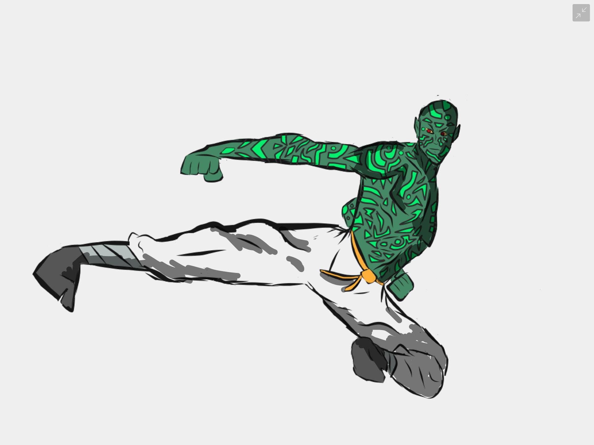 ArtStation - Green Tiger