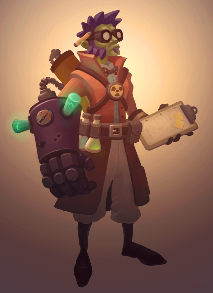 ArtStation - Radioactive Science Hero