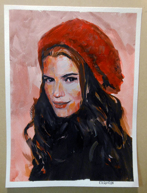 ArtStation - Red Hat Portrait