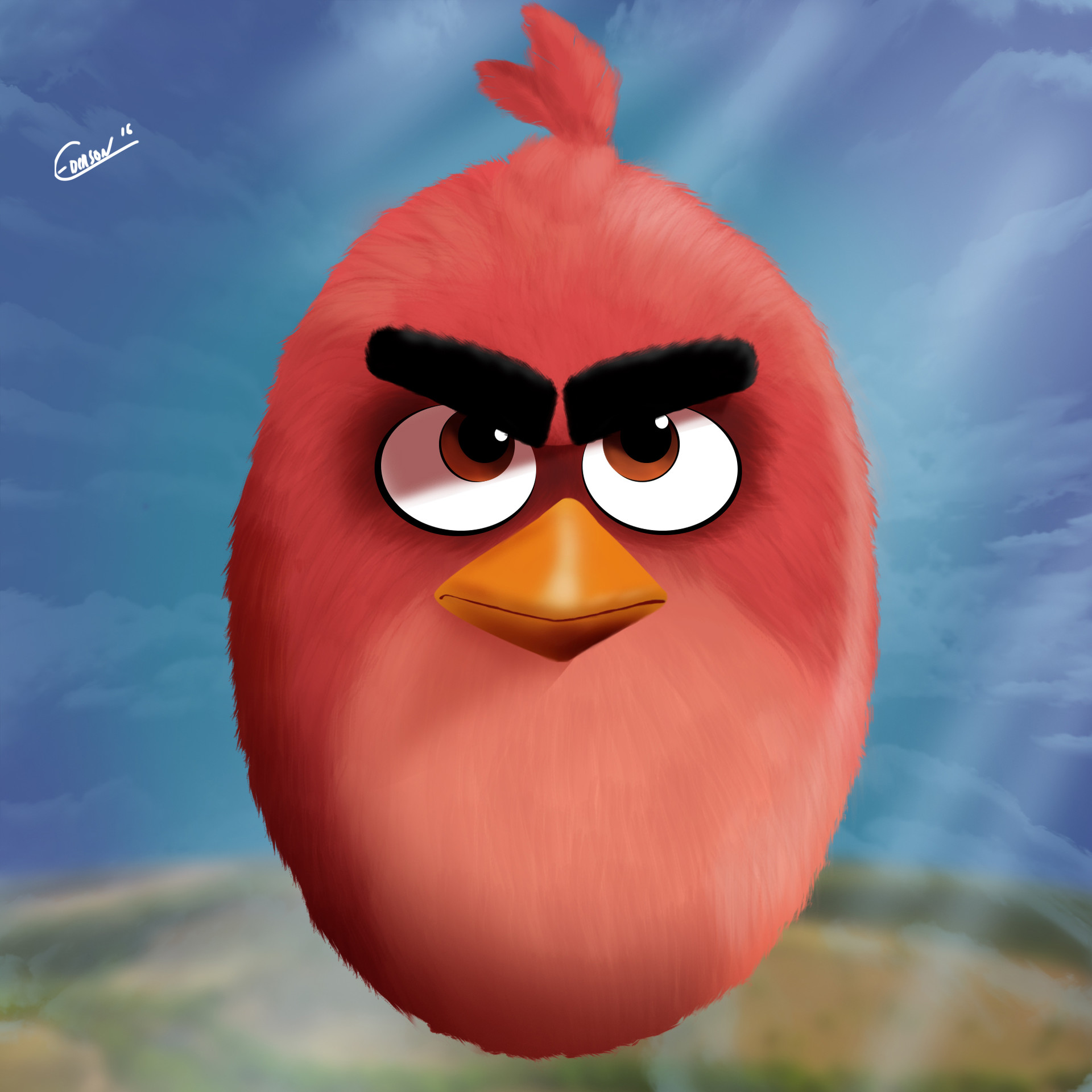 ArtStation - Red - Angry Birds